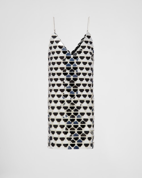 Silver Chainmail maxi-sequin dress | Prada