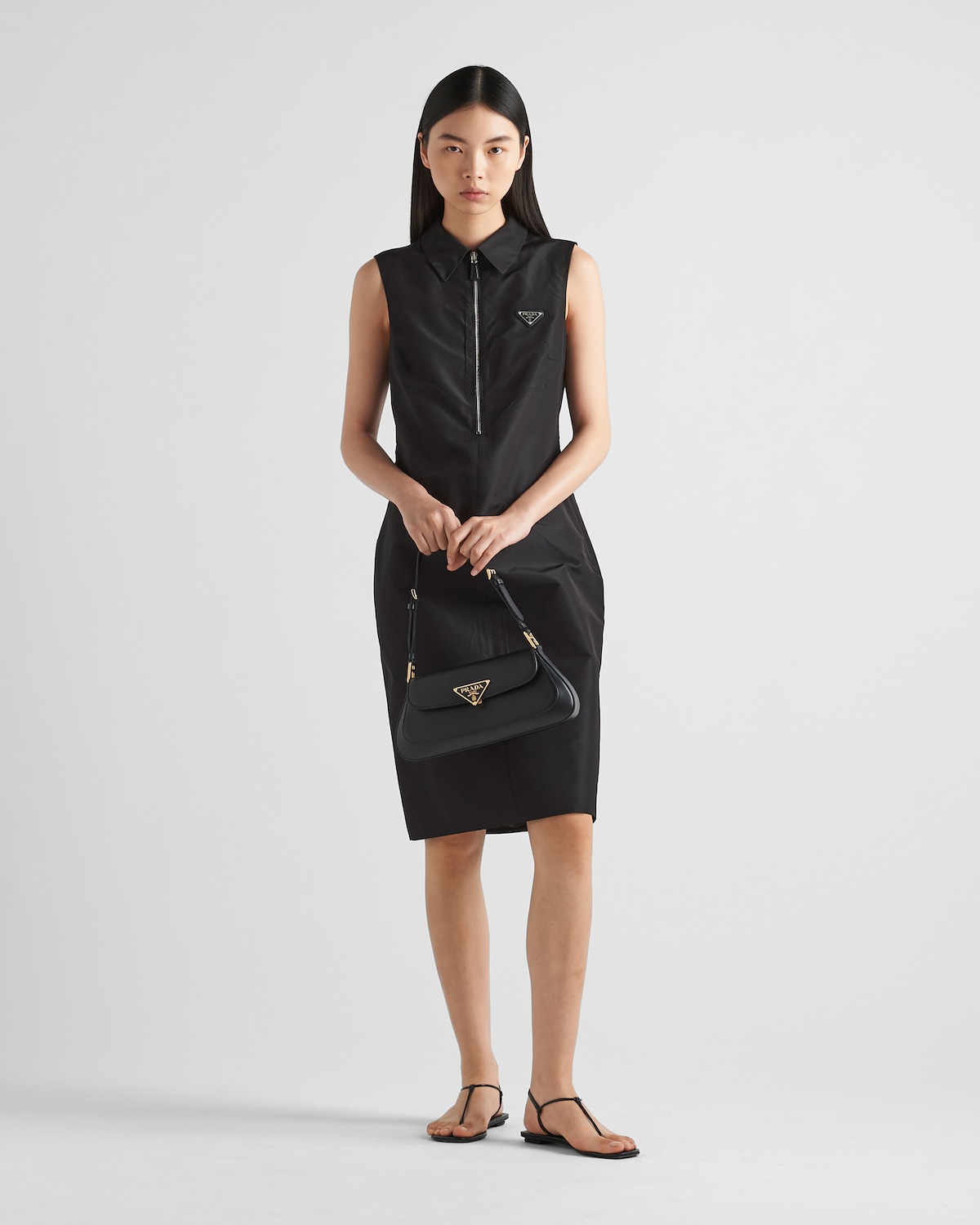 Black Faille Dress | PRADA