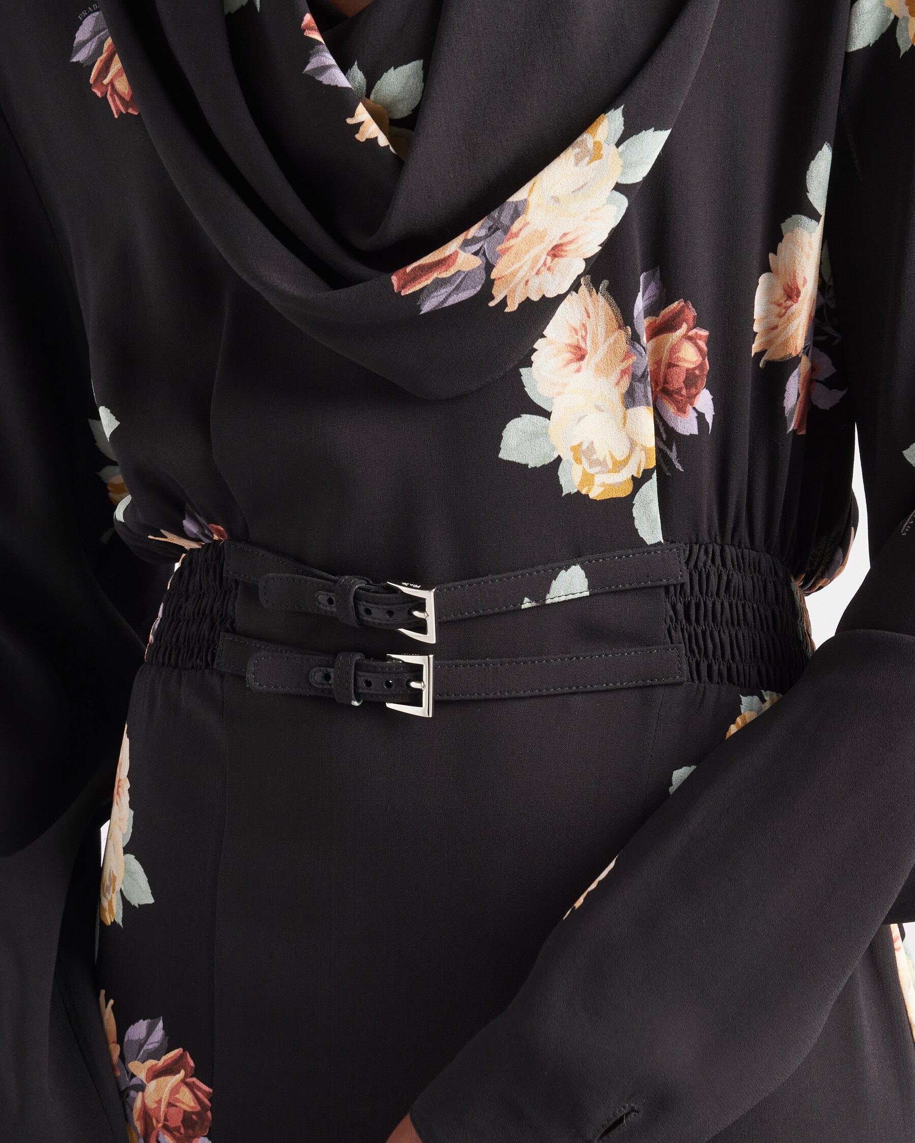 Black Sablé Dress | PRADA