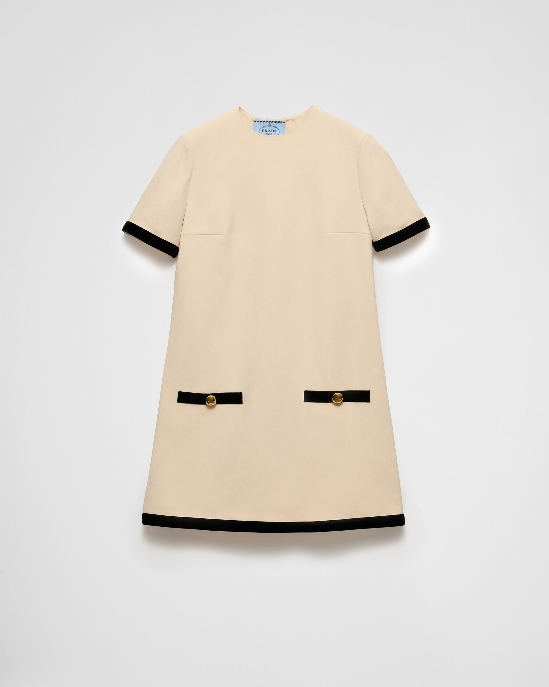 Natural Sablè Mini Dress | PRADA