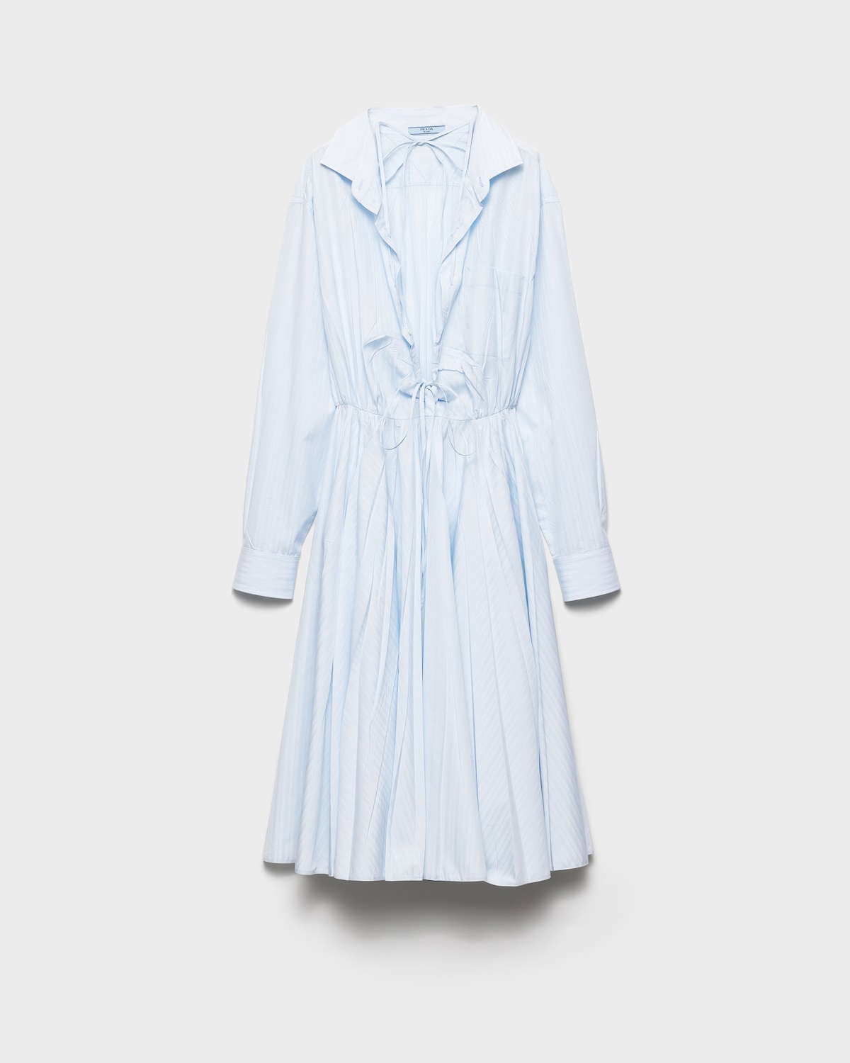 Astro Cotton Midi Dress | PRADA - Australia