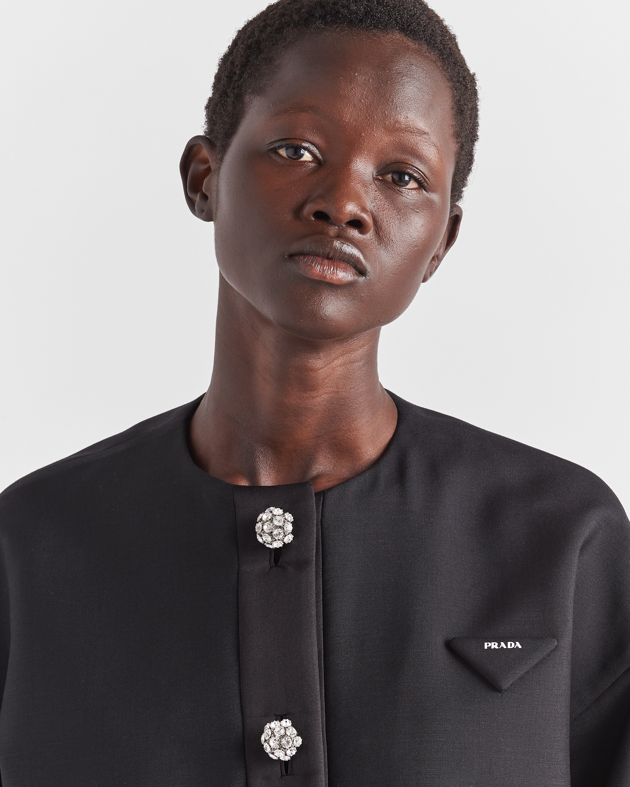Black Kid mohair jacket | Prada