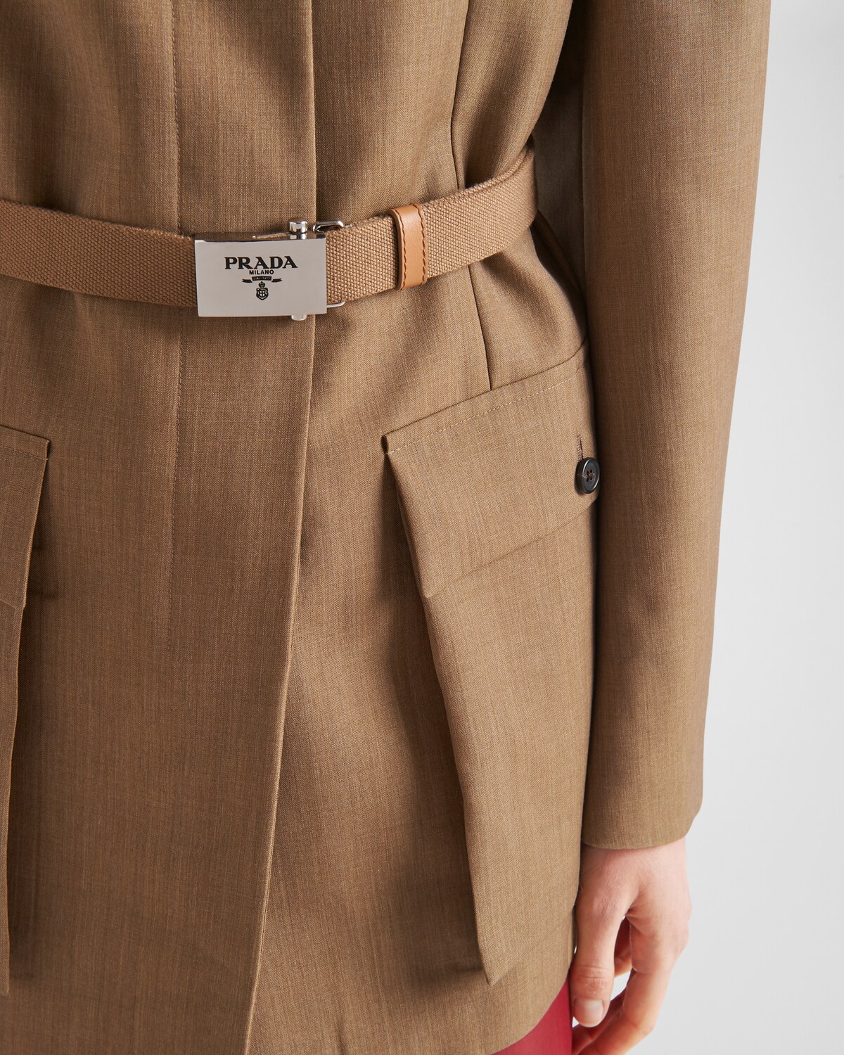 Cinnamon Kid Mohair Single-breasted Jacket | PRADA