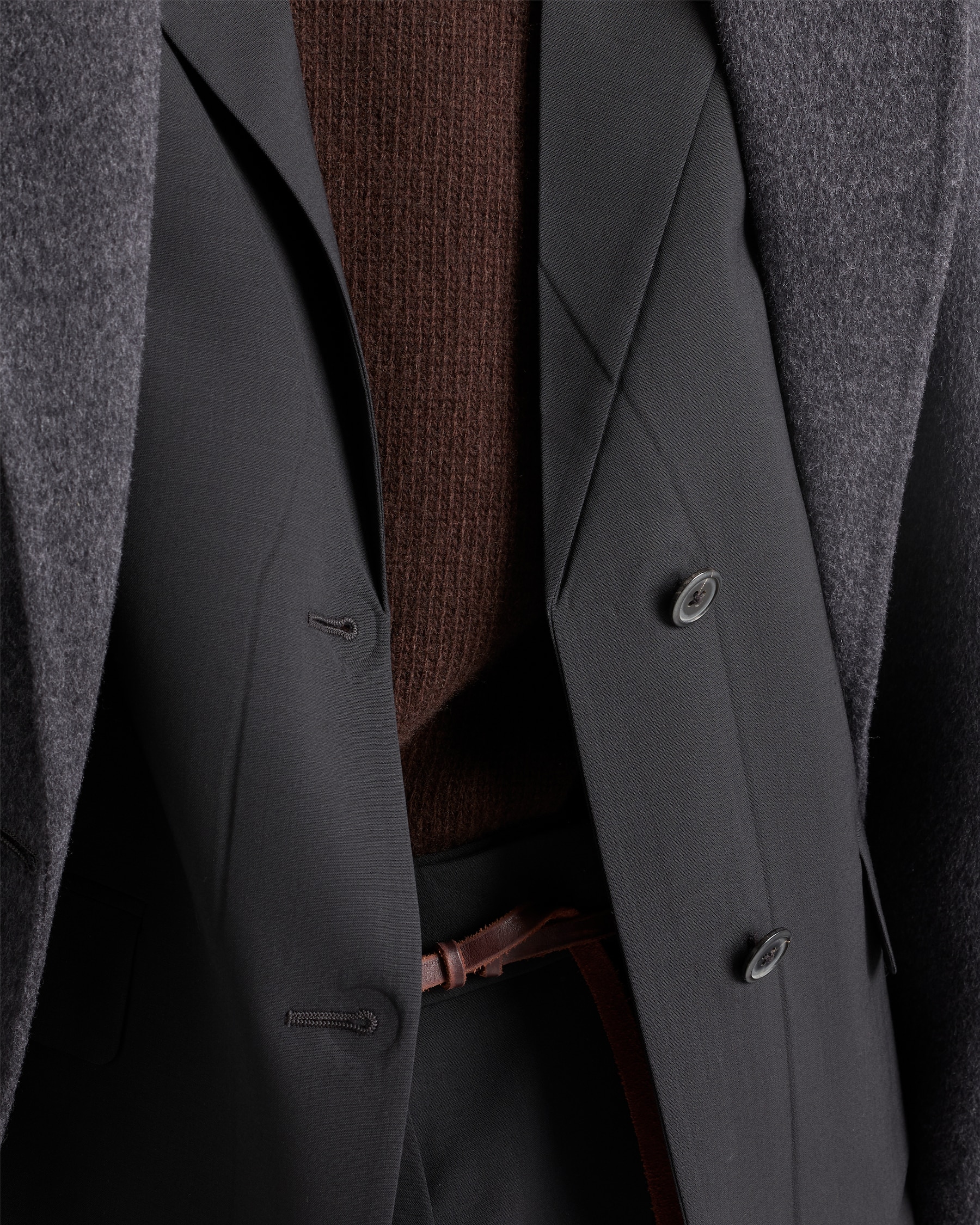 Black Single-breasted Jacket In Superfine Wool | PRADA