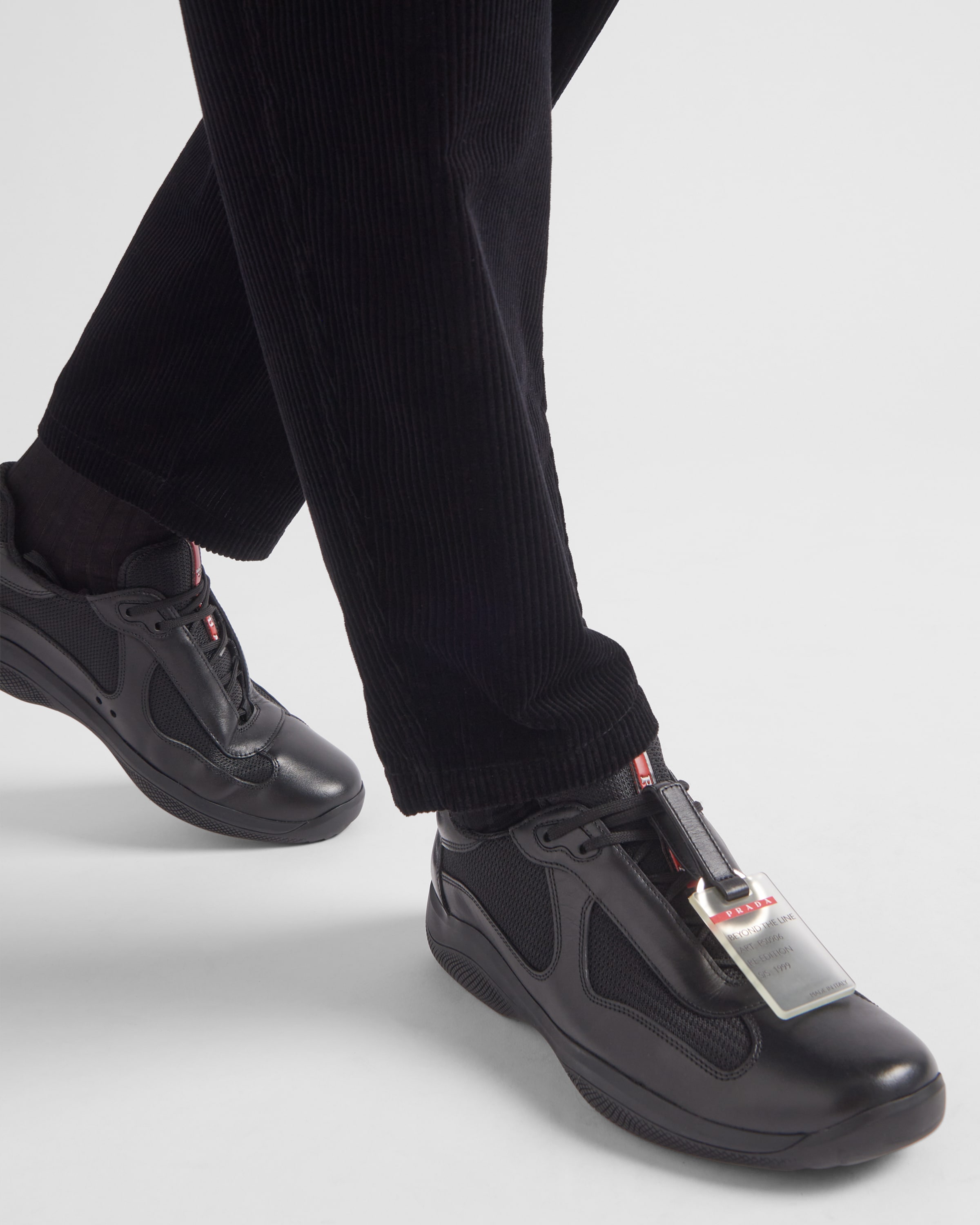 Black Prada America’s Cup Original Sneakers | PRADA