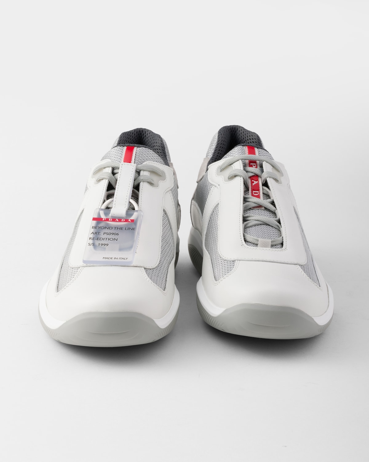White Prada America’s Cup Original Sneakers | PRADA