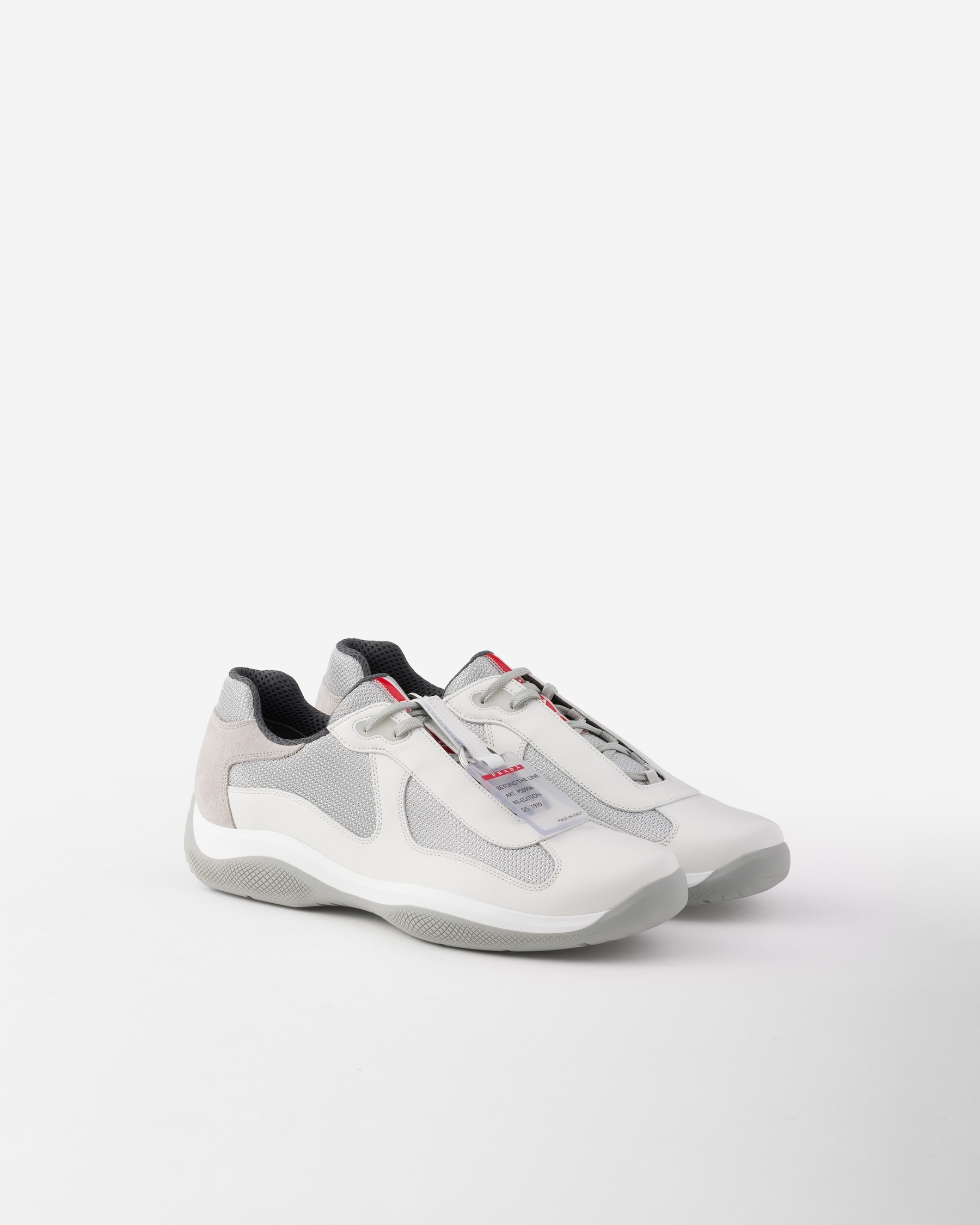 White Prada America’s Cup Original Sneakers | PRADA
