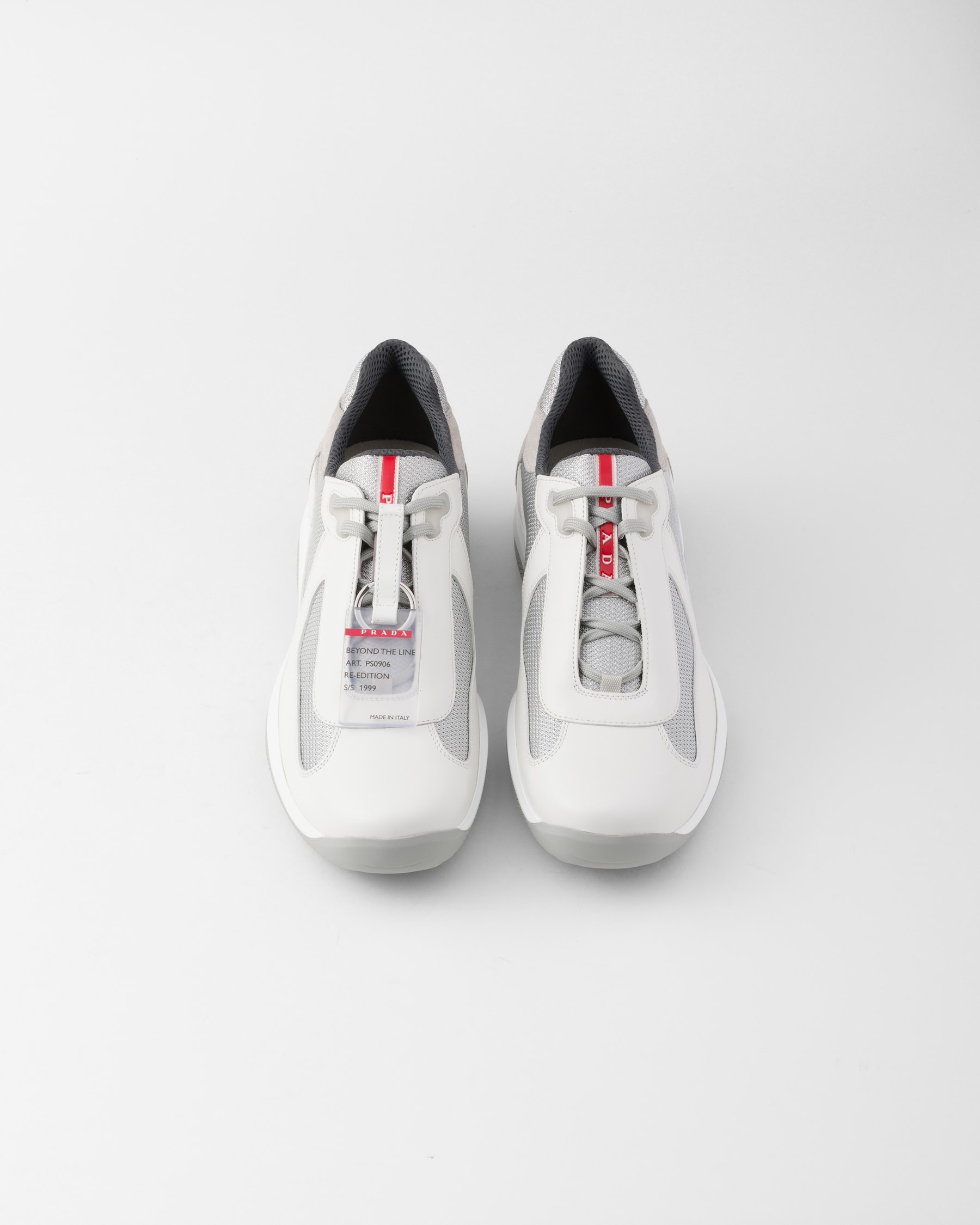 White Prada America’s Cup Original Sneakers | PRADA