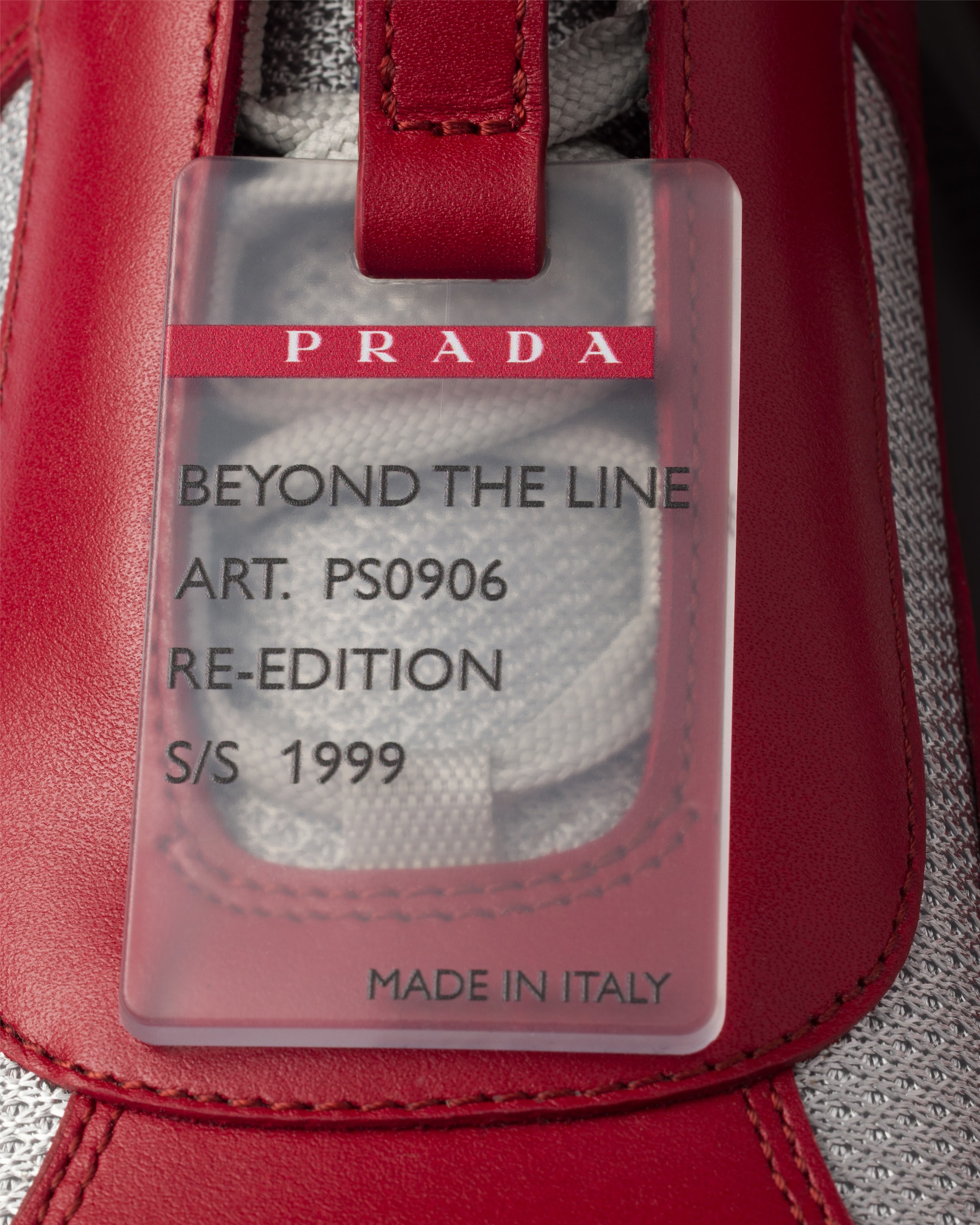 Red Prada America’s Cup Original Sneakers | PRADA
