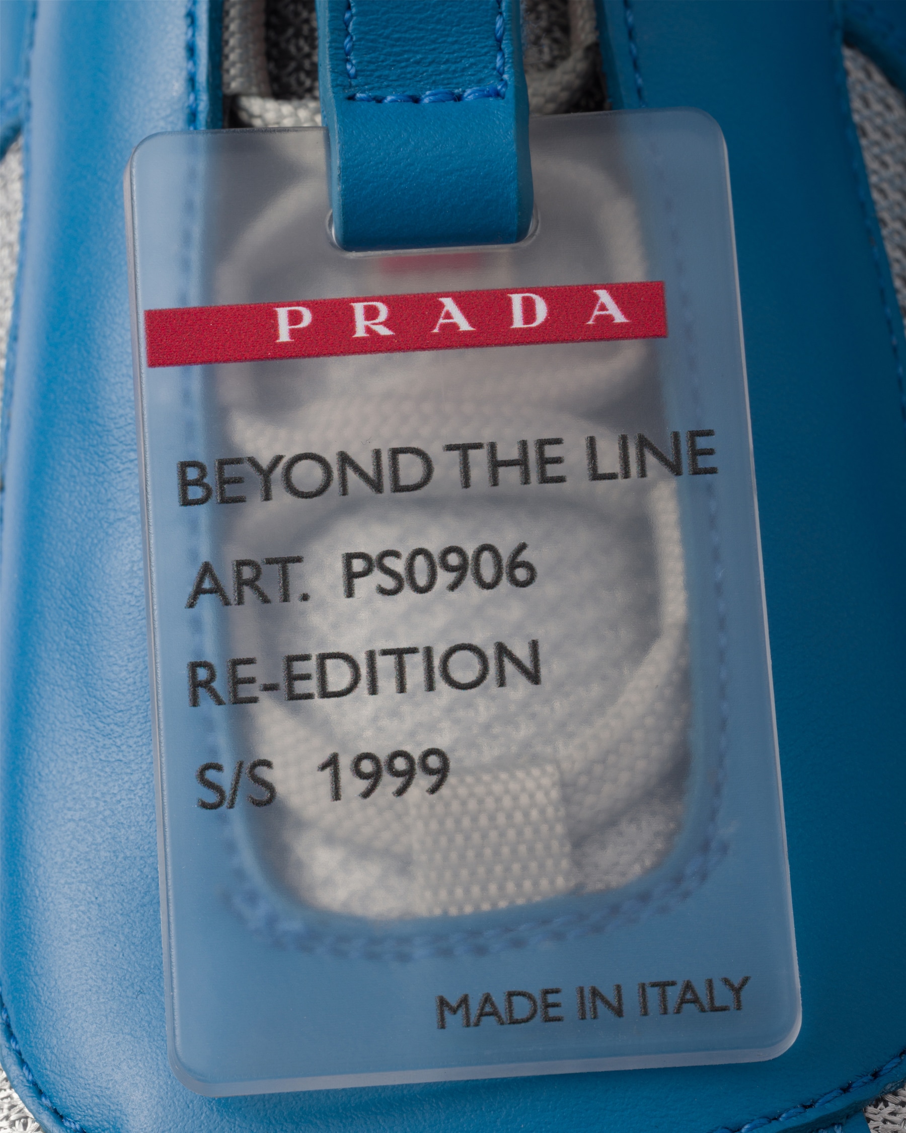 Sapphire Blue Prada America’s Cup Original Sneakers | PRADA