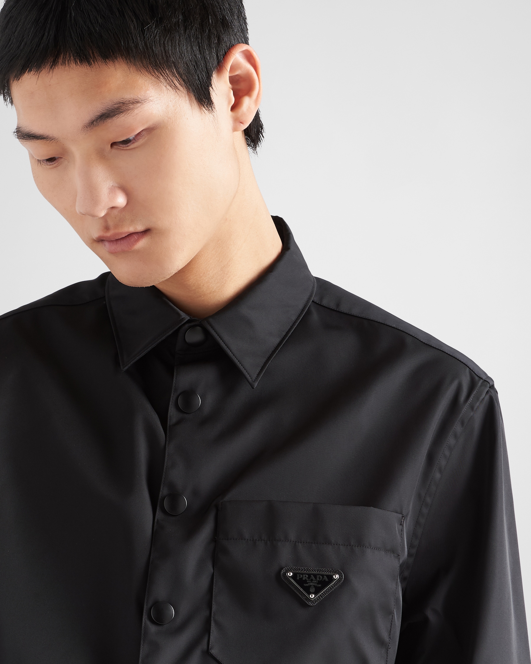 Black Re-nylon Shirt | PRADA