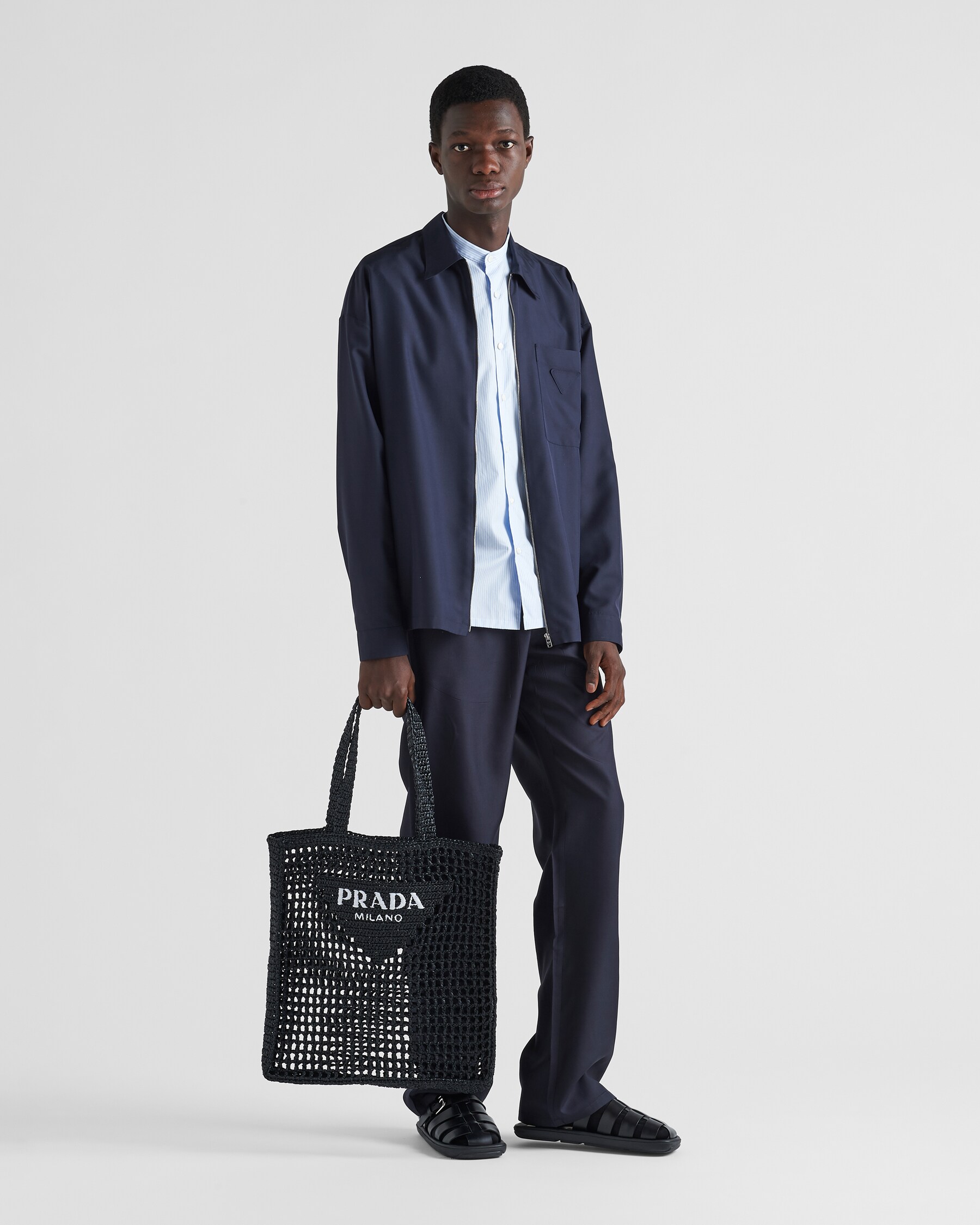 Chemises Homme de Luxe: en Soie et Coton | PRADA