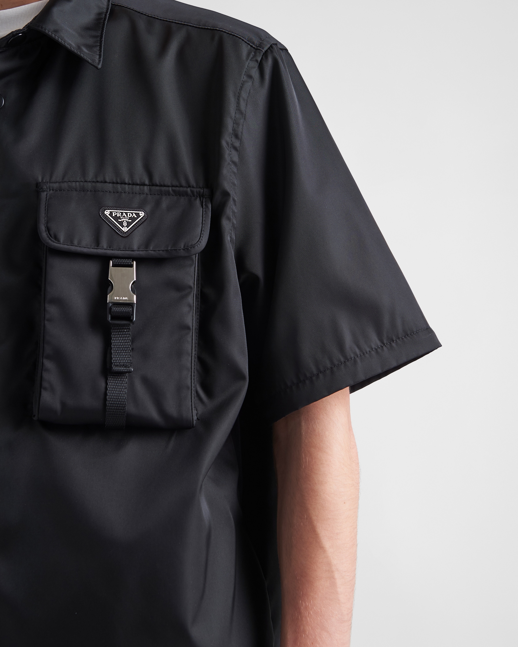 Black Re-nylon Shirt | PRADA