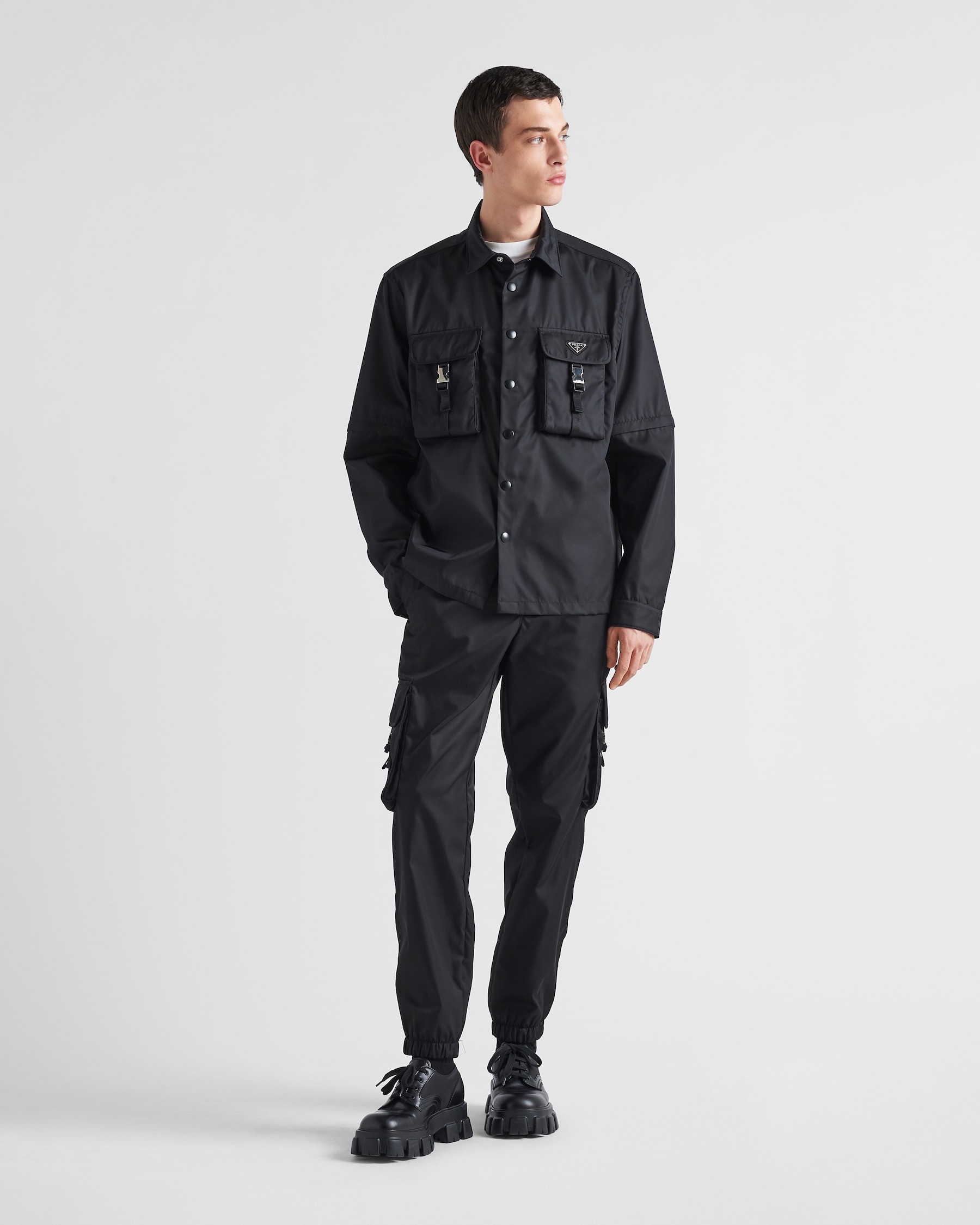 Black Re-nylon Shirt | PRADA