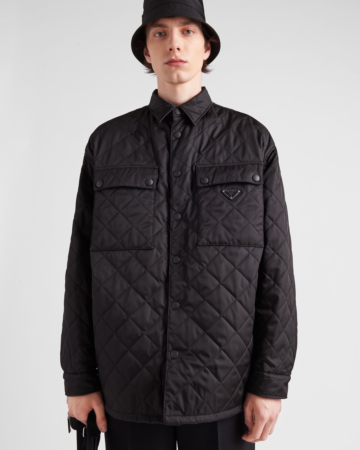 Black Re-nylon Shirt | PRADA