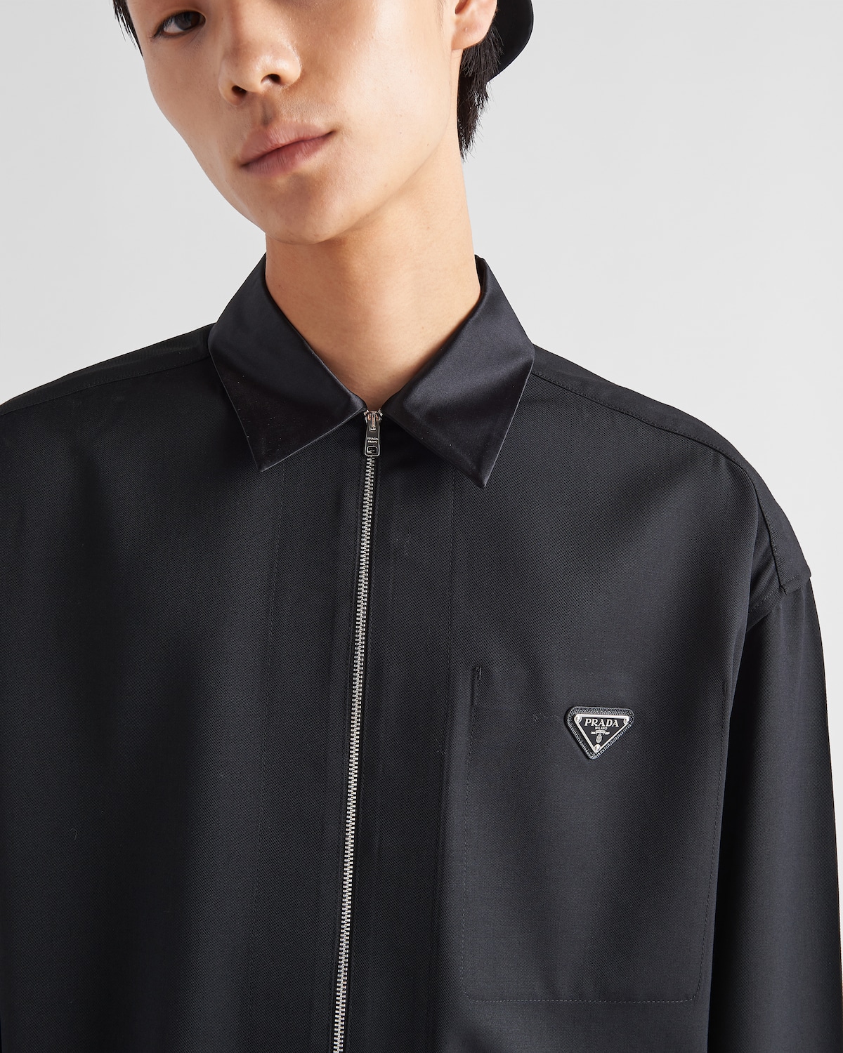 Black Wool Shirt | PRADA