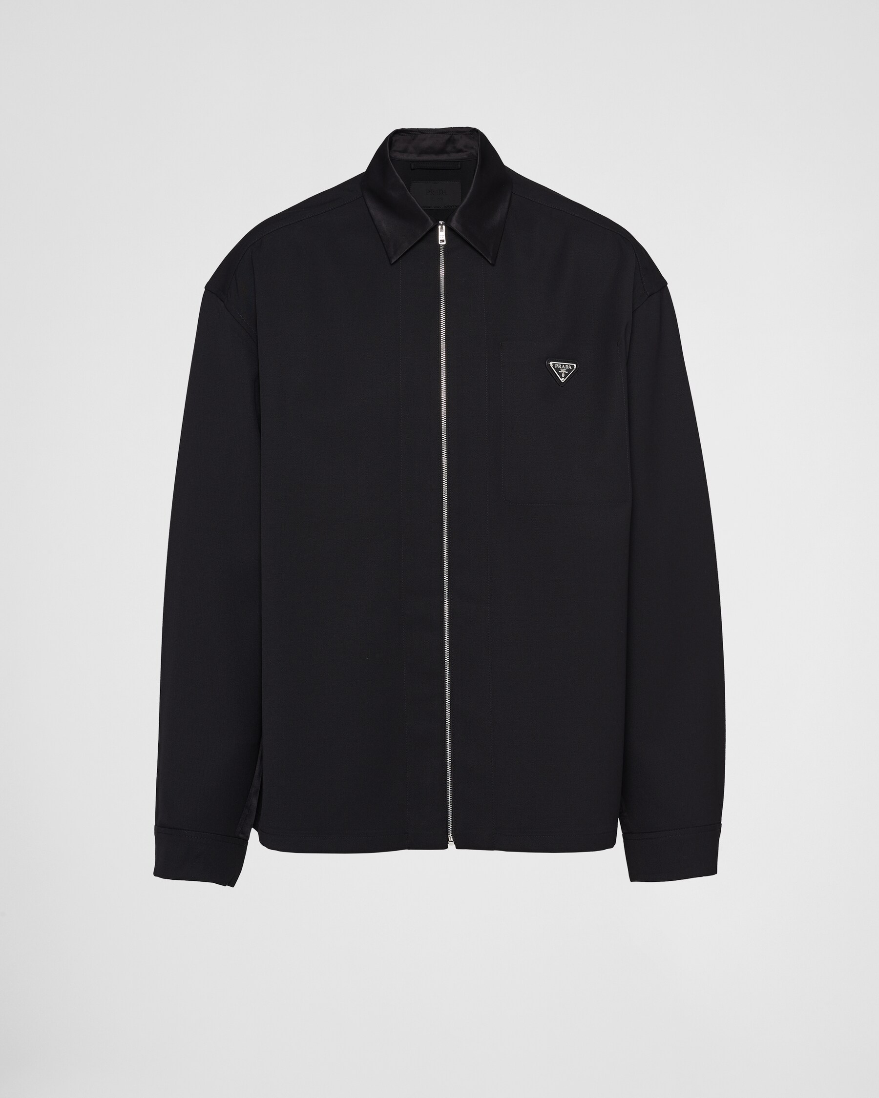 Black Wool Shirt | PRADA