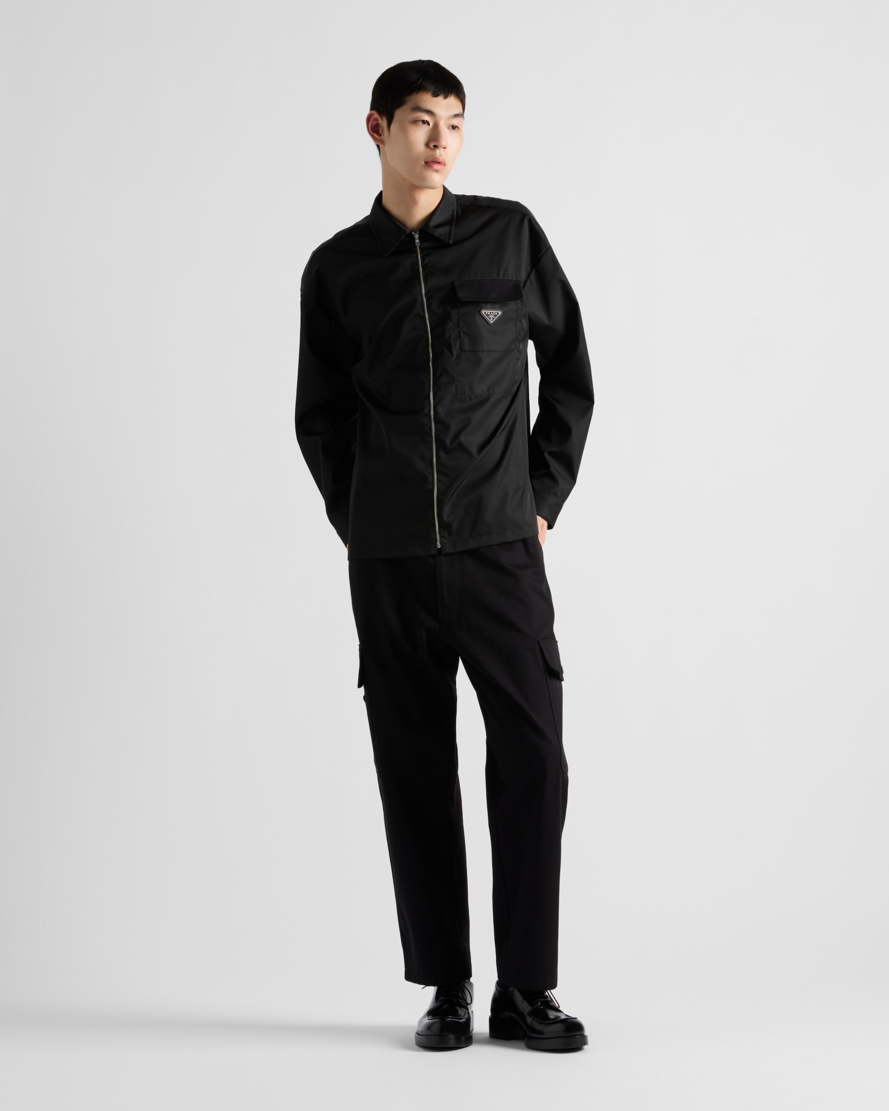 Black Re-nylon Shirt | PRADA