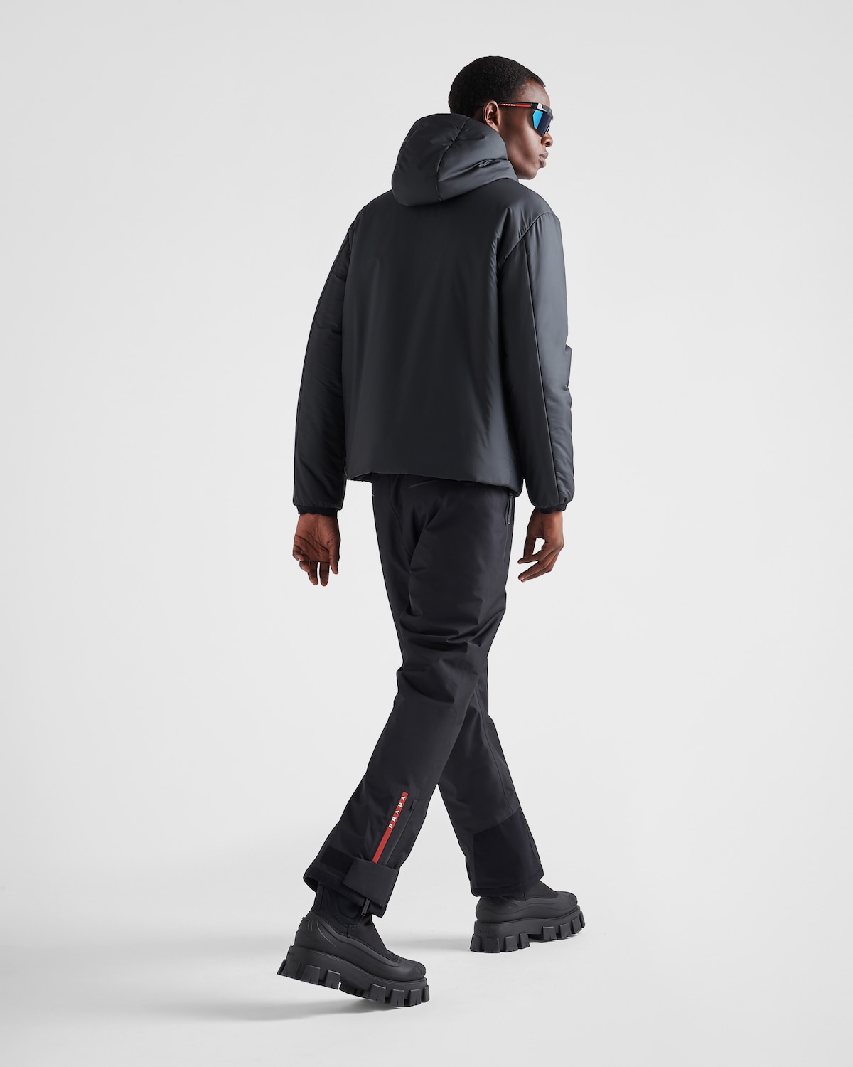 Black Light Polyester Padded Jacket | PRADA