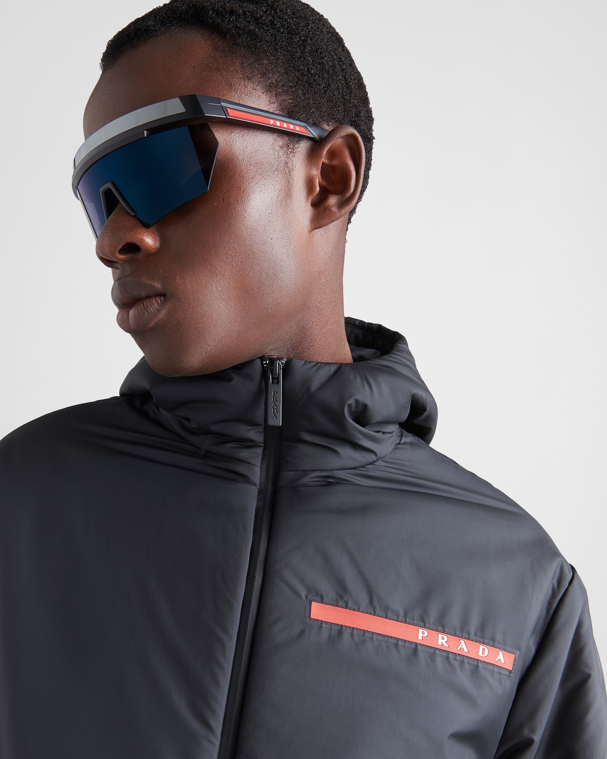 Black Light Polyester Padded Jacket | PRADA