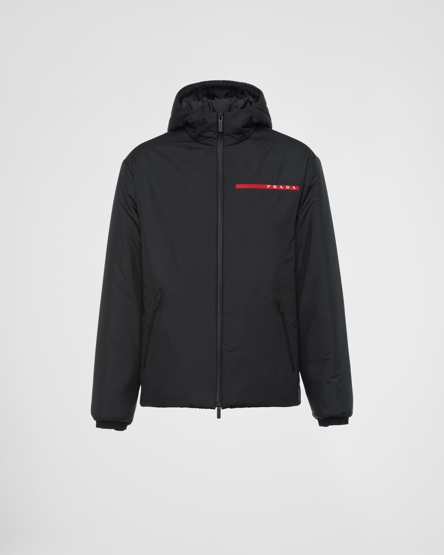 Black Light Polyester Padded Jacket | PRADA