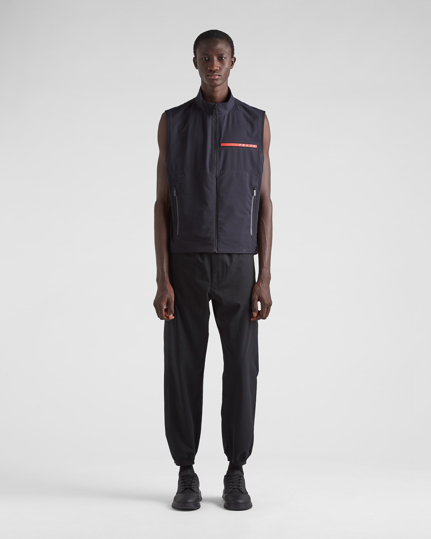 Black Light Bi-stretch Vest | PRADA