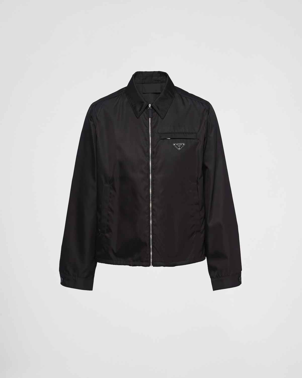 Black Re-nylon Blouson Jacket | PRADA