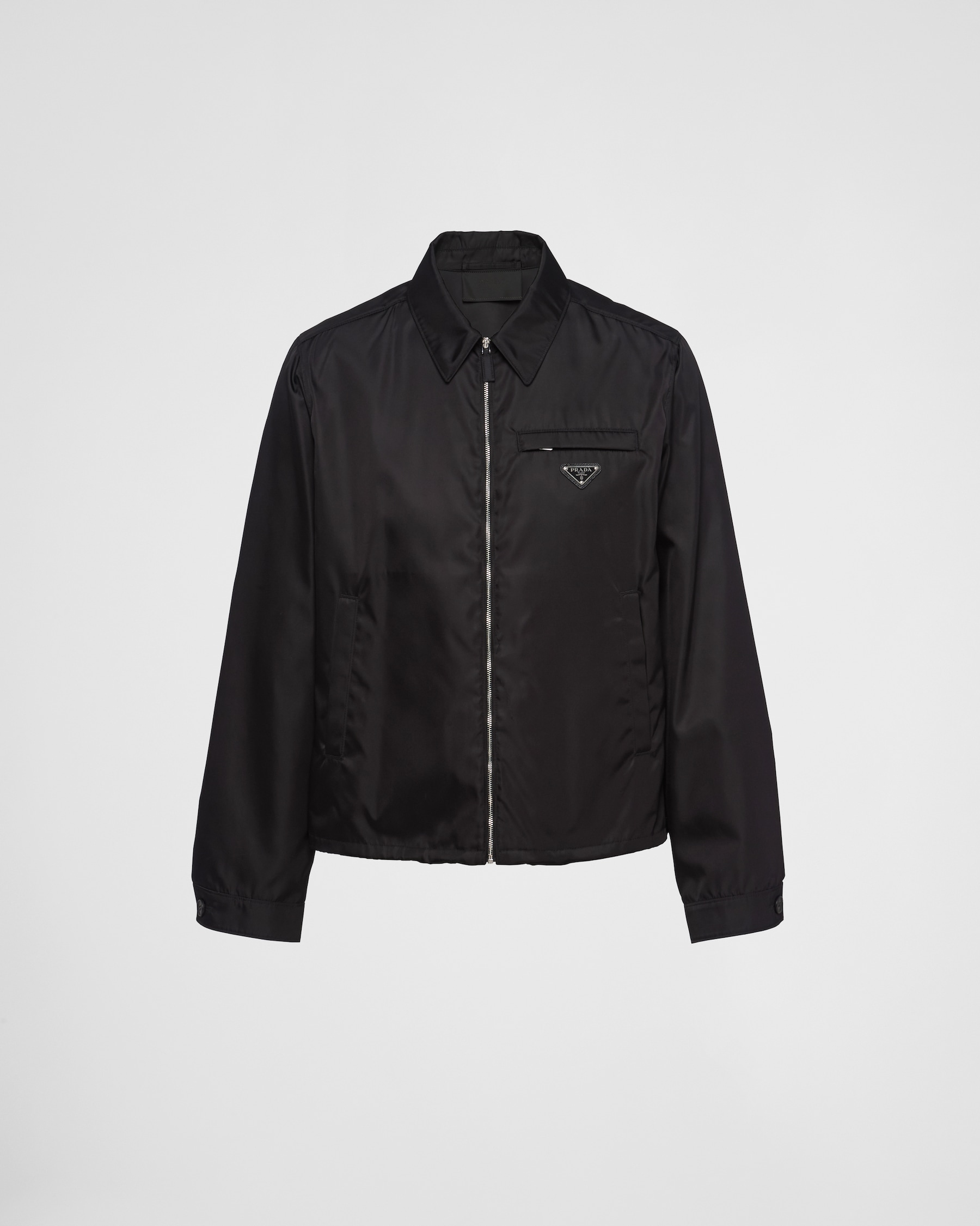 Black Re-nylon Blouson Jacket | PRADA