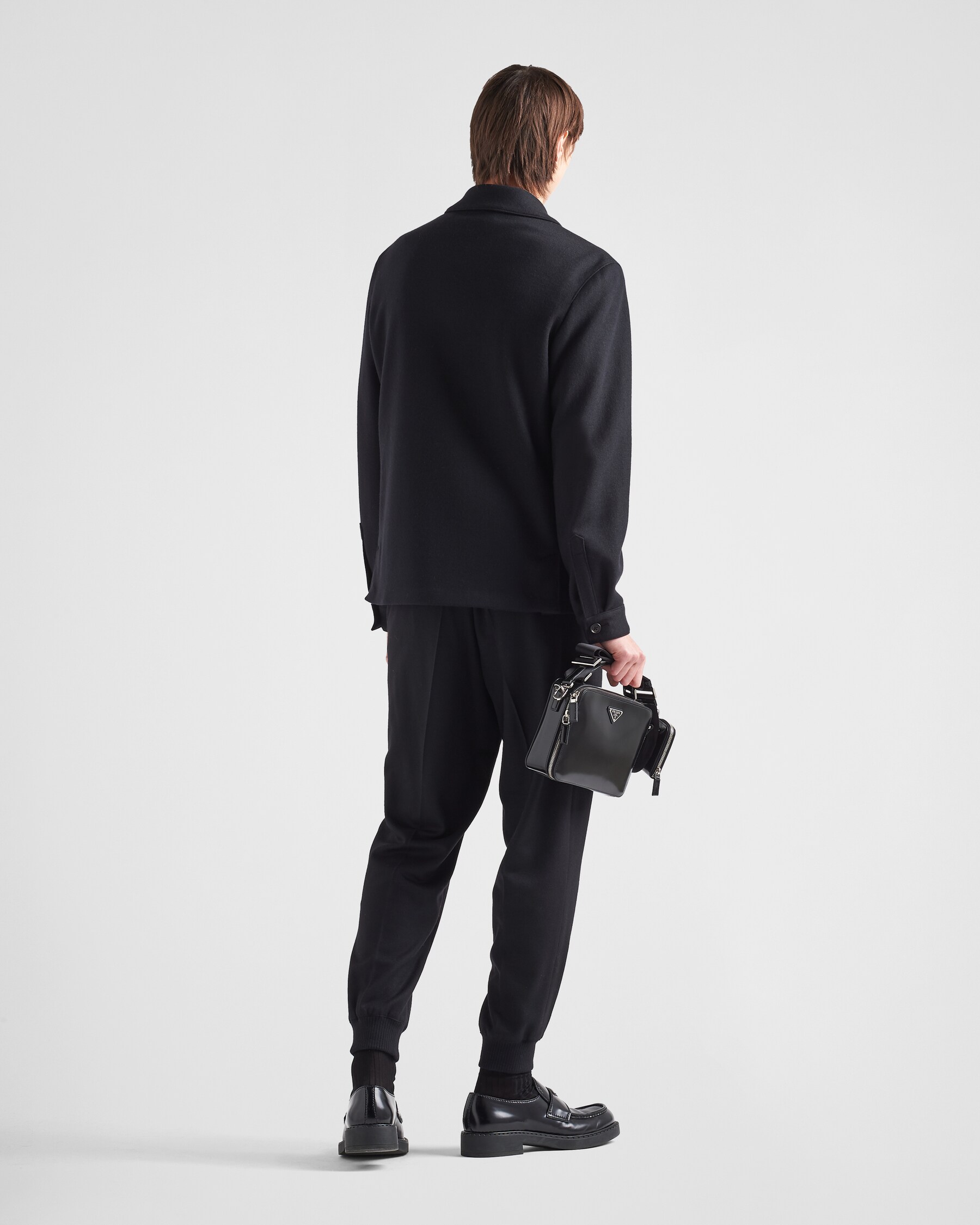 Black Wool Blend Jacket | PRADA