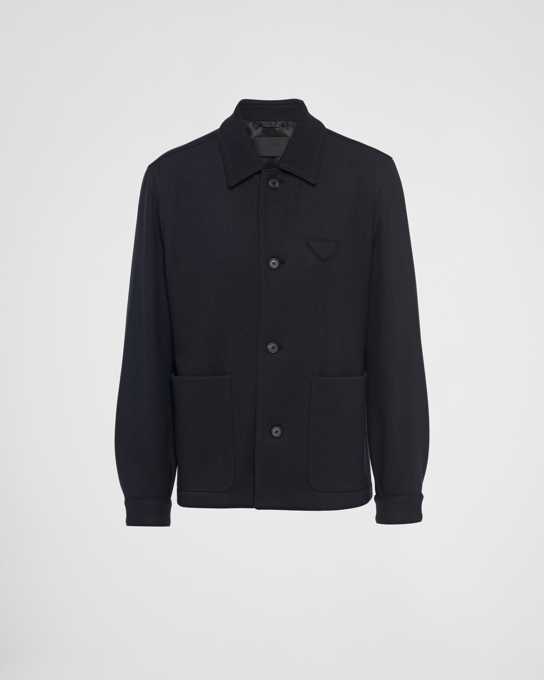 Black Wool Blend Jacket | PRADA