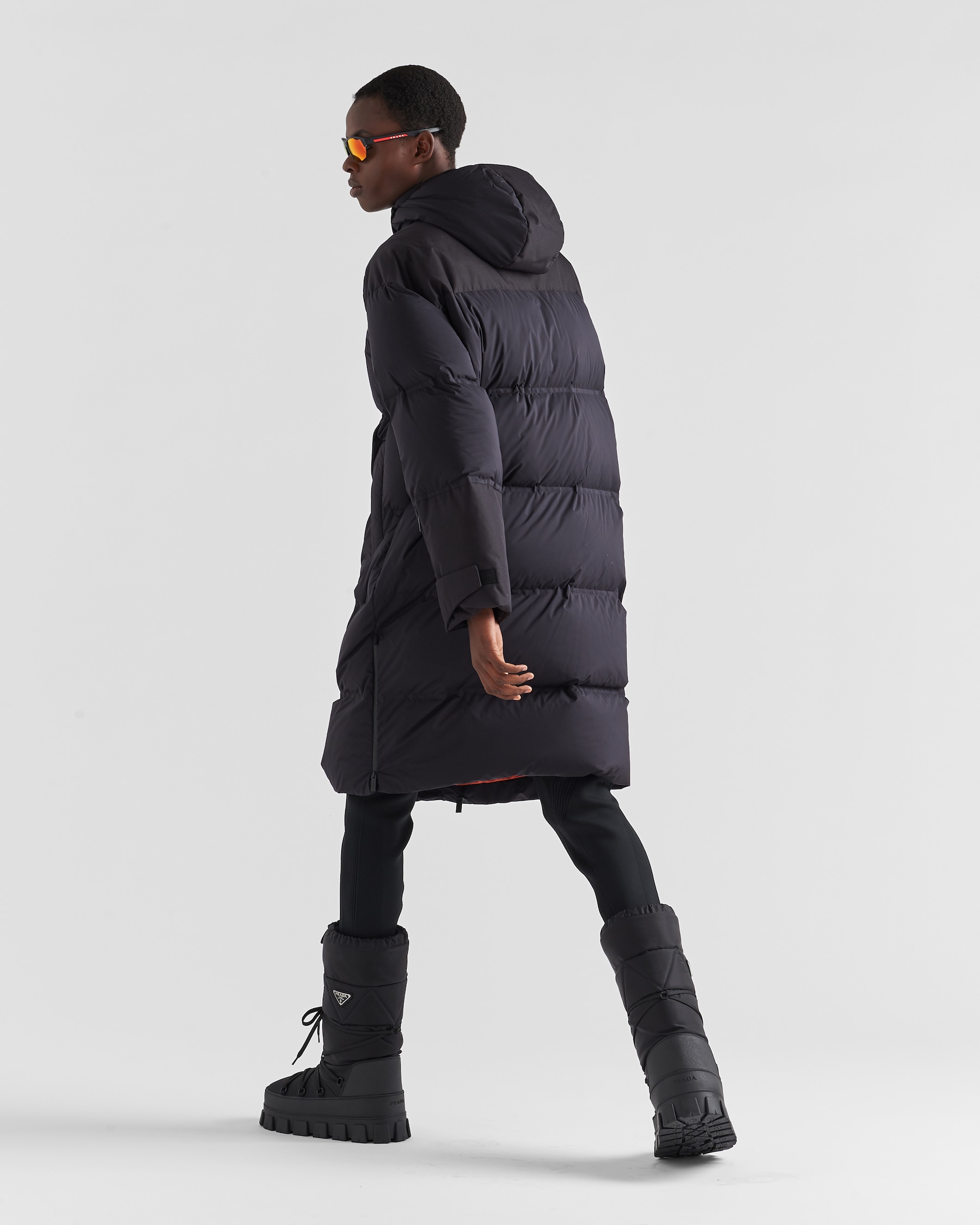 Black Light Re-nylon Down Coat | PRADA