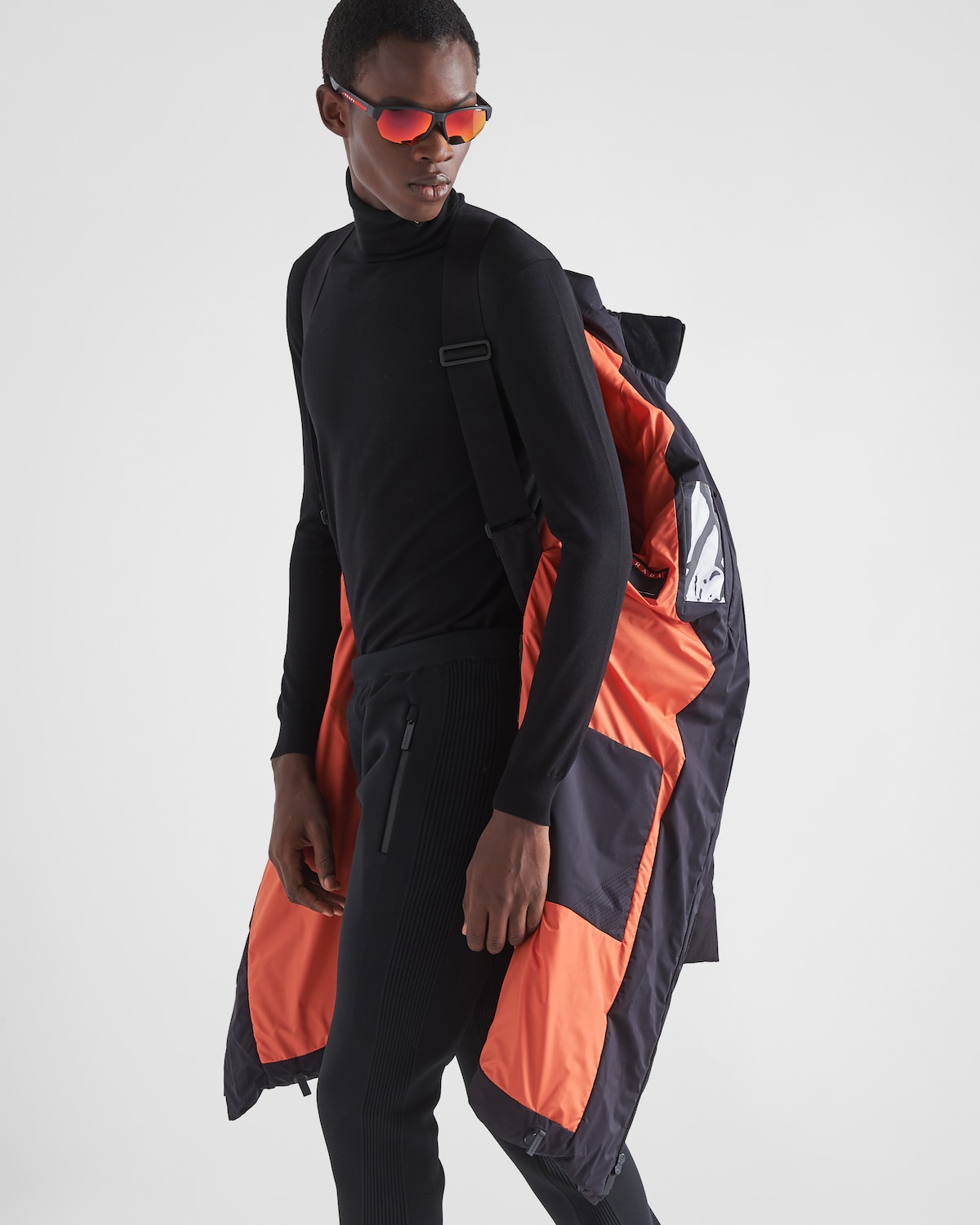 Black Light Re-nylon Down Coat | PRADA