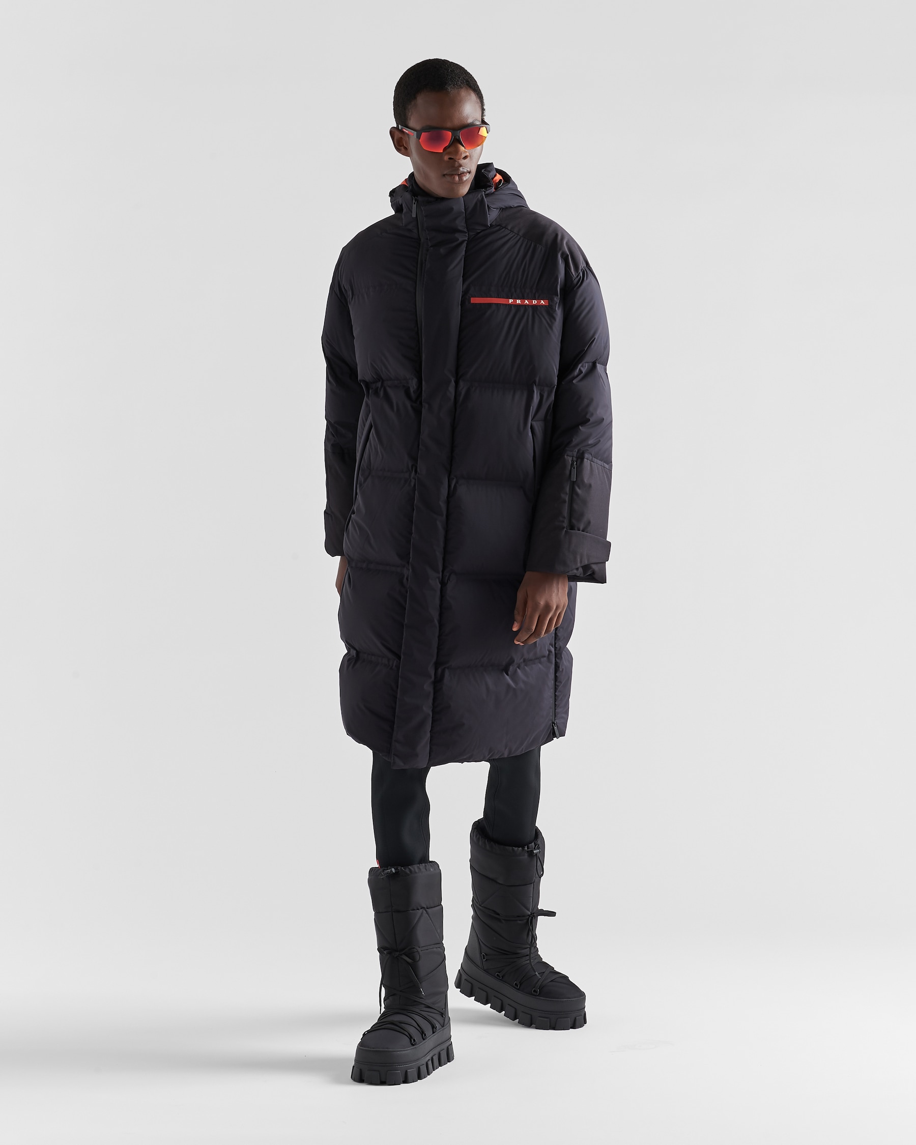 Black Light Re-nylon Down Coat | PRADA