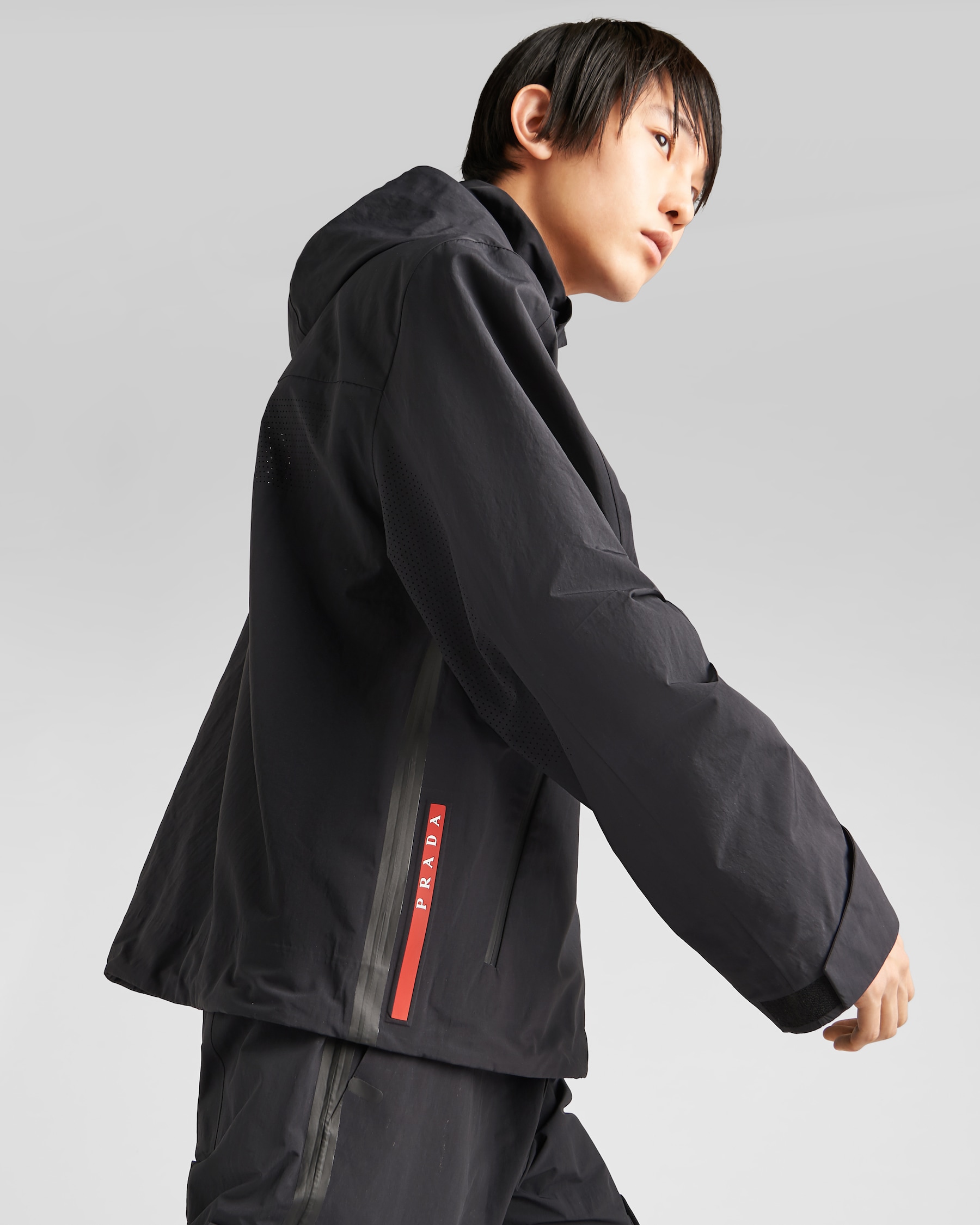 Black Light Technical Fabric Windbreaker | PRADA