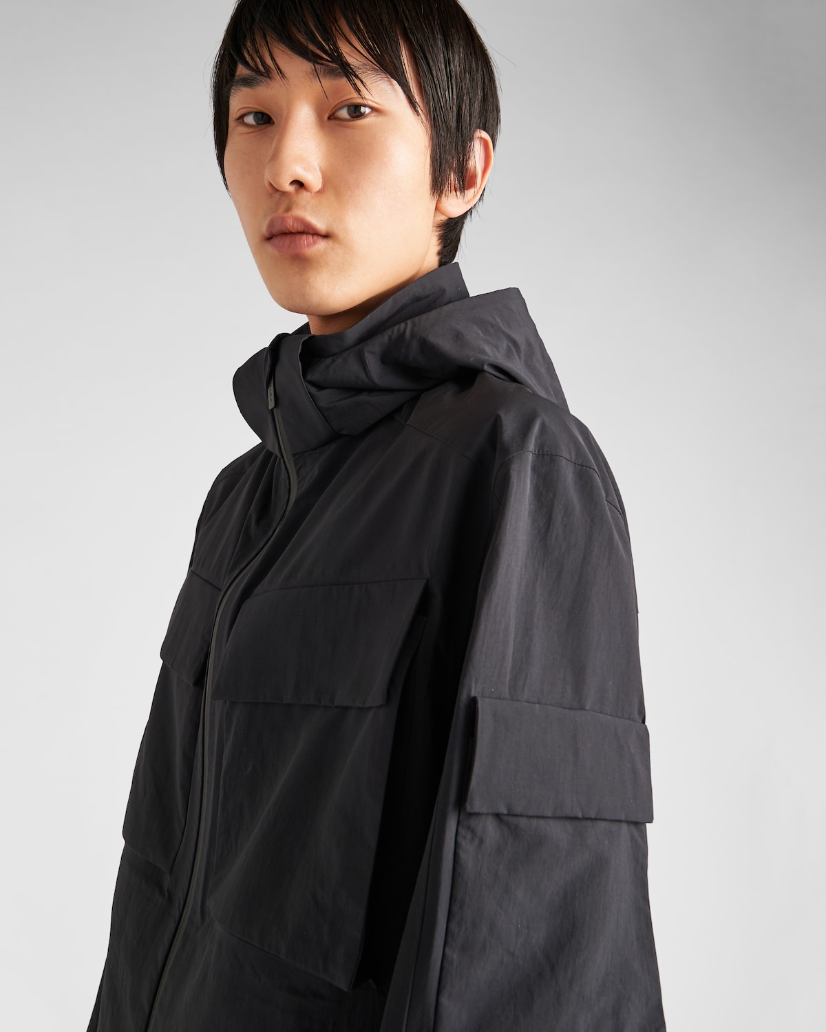 Black Light Technical Fabric Windbreaker | PRADA
