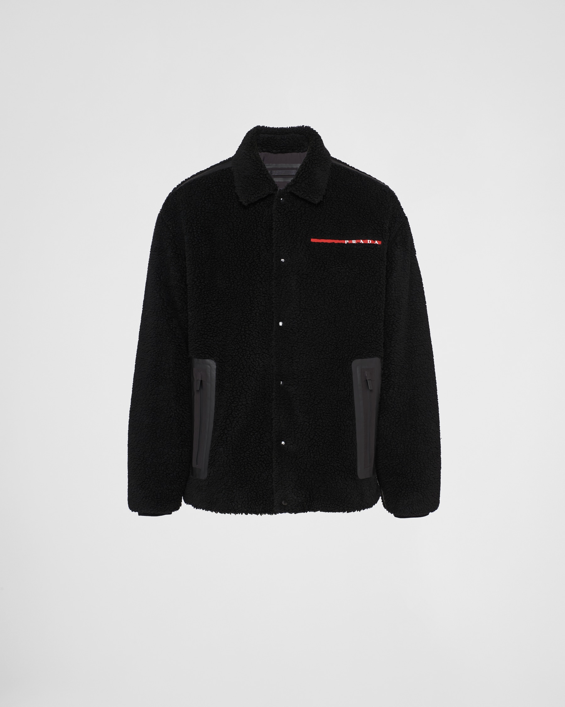 Black Fleece Blouson Jacket | PRADA