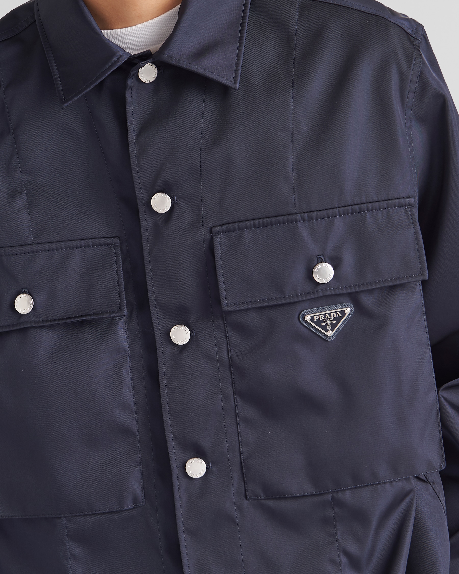 Blue Re-nylon Blouson Jacket | PRADA