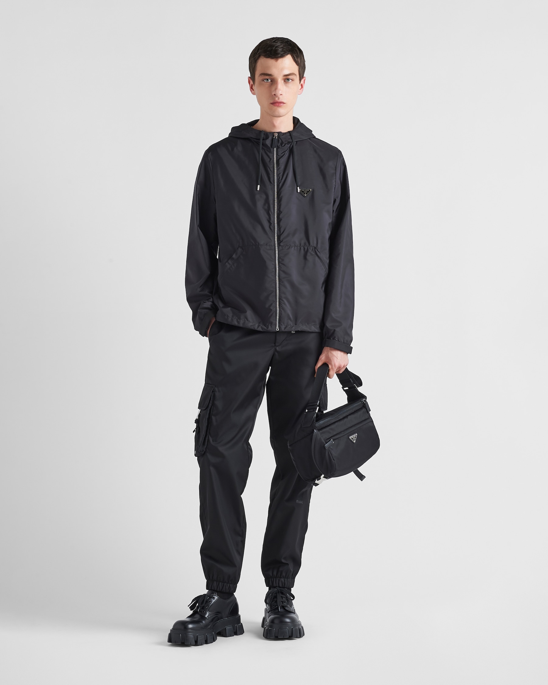 Black Re-nylon Jacket | PRADA