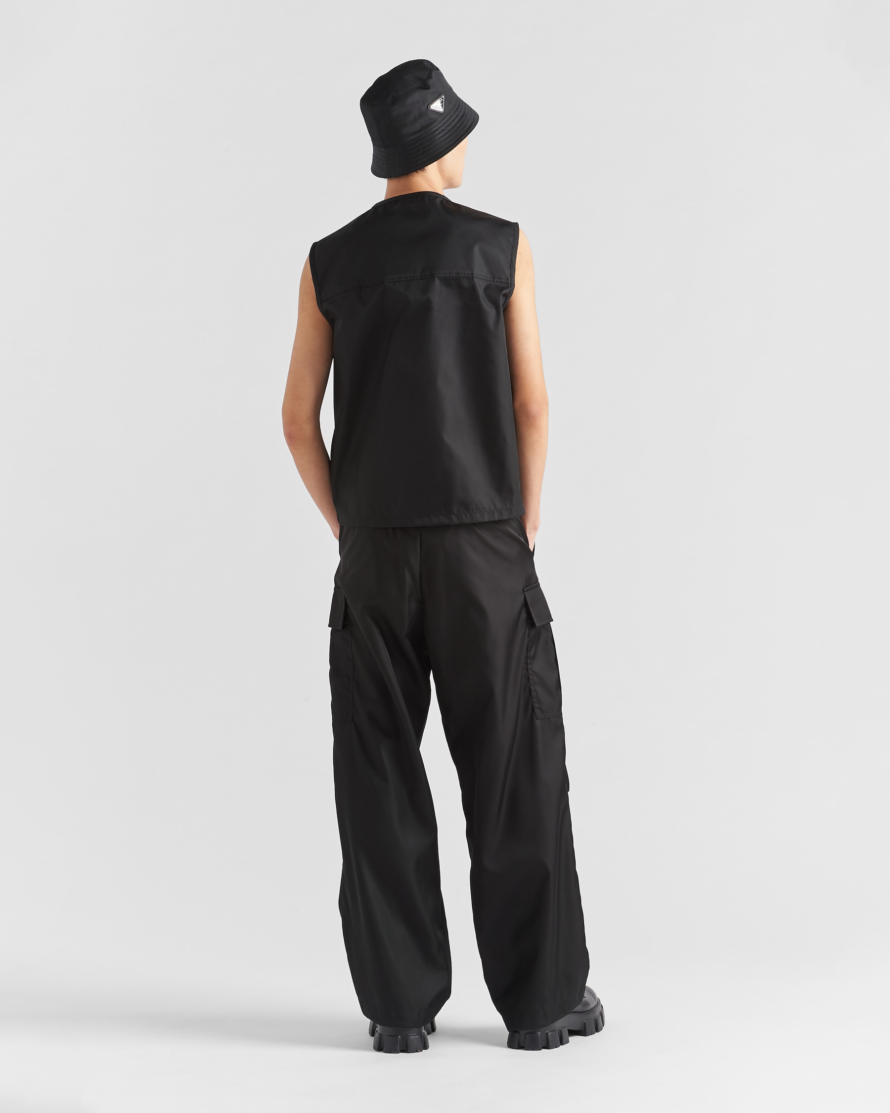 Black Re-nylon Vest | PRADA