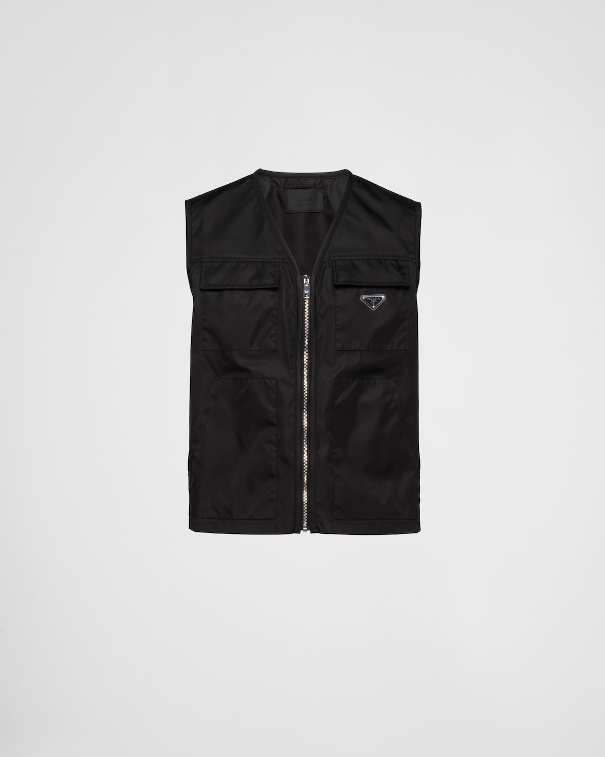Black Re-nylon Vest | PRADA