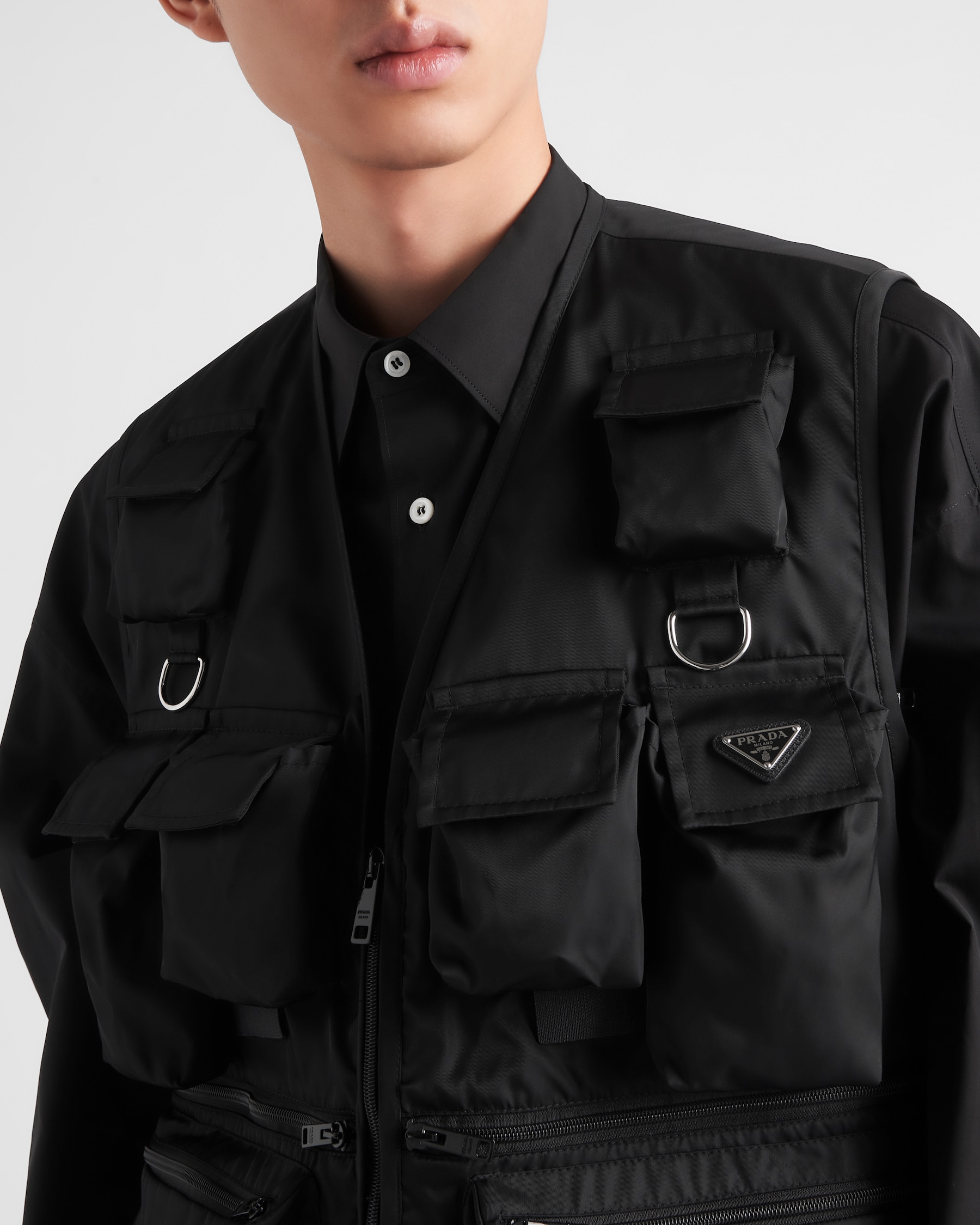 Black Re-nylon Vest | PRADA