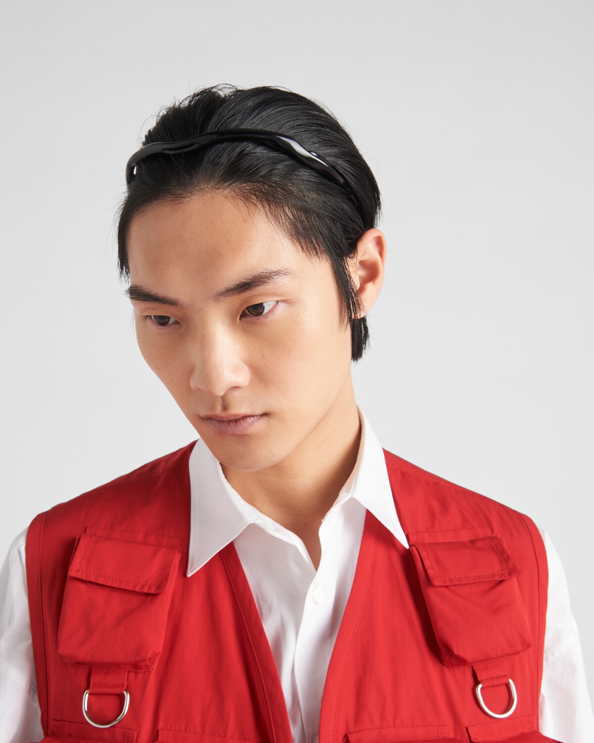 Red Cotton Vest | PRADA