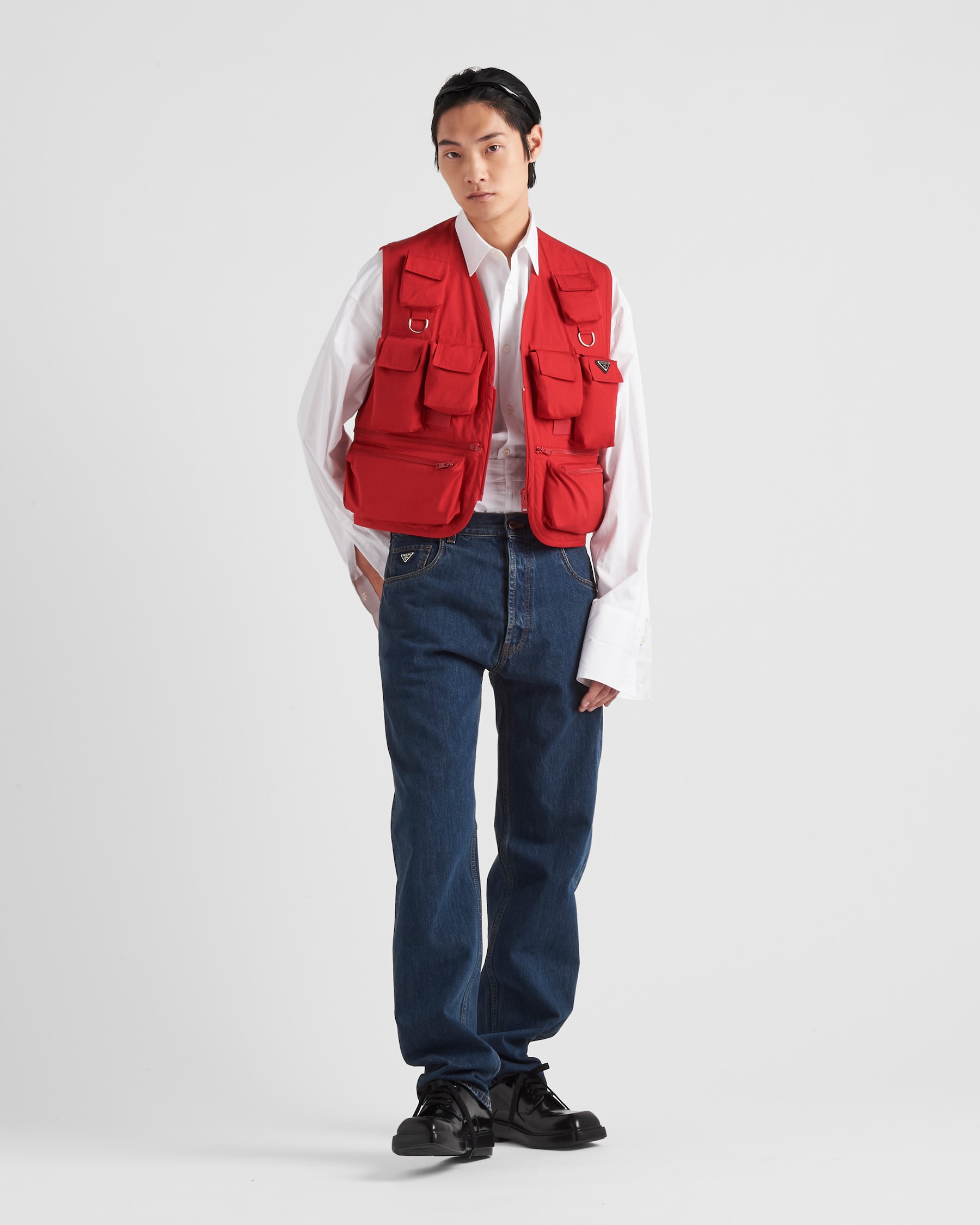 Red Cotton Vest | PRADA
