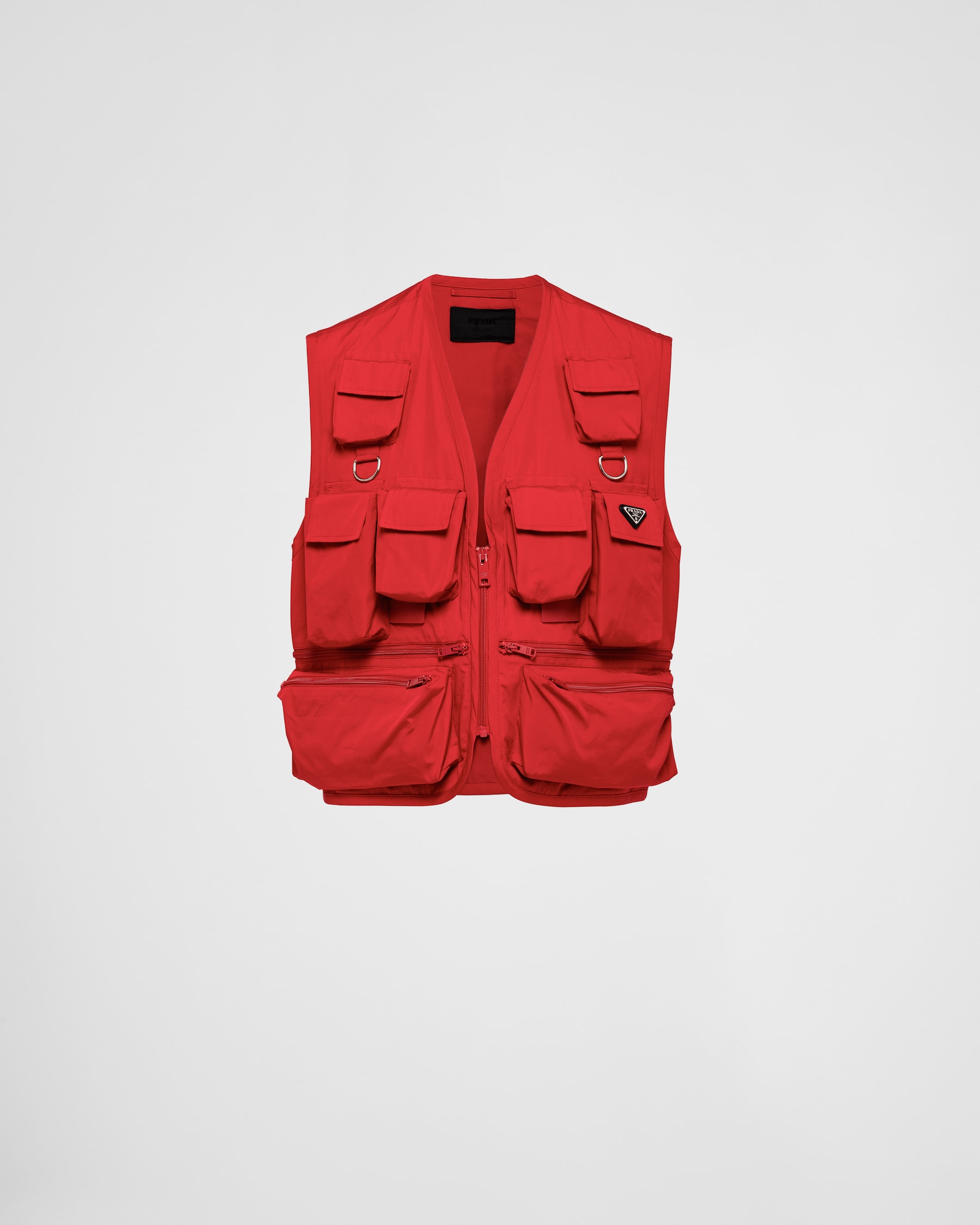 Red Cotton Vest | PRADA