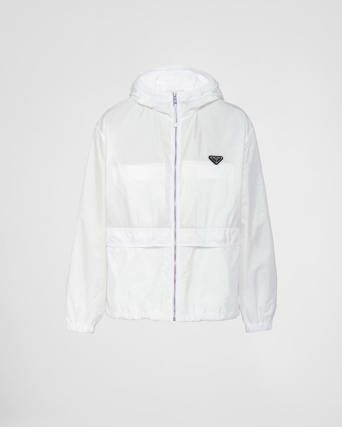White Re-nylon Blouson Jacket | PRADA