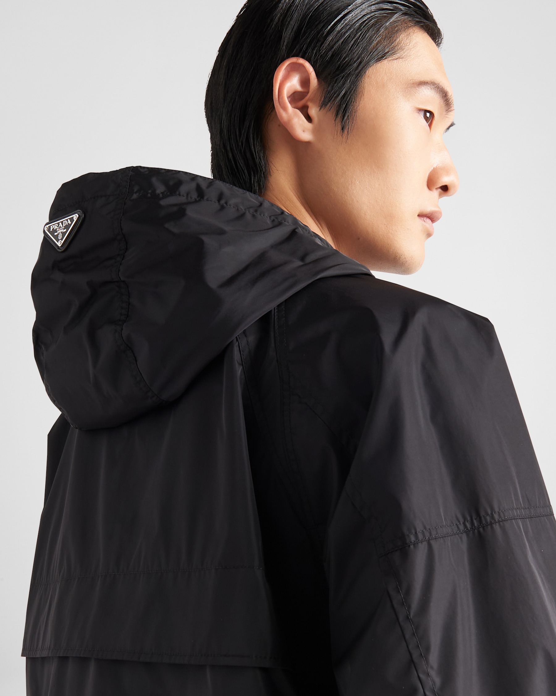 Black Technical Fabric Jacket | PRADA