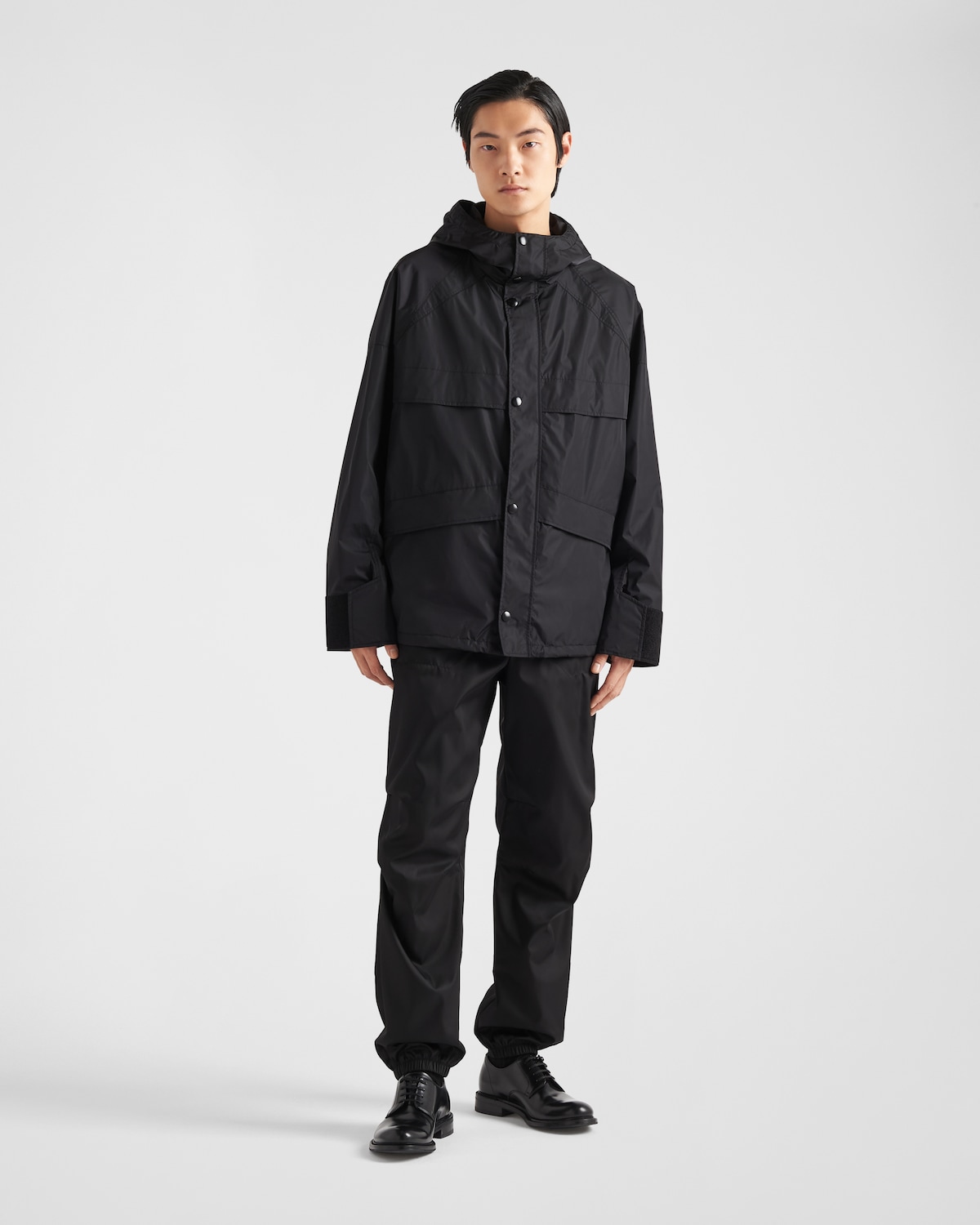 Black Technical Fabric Jacket | PRADA