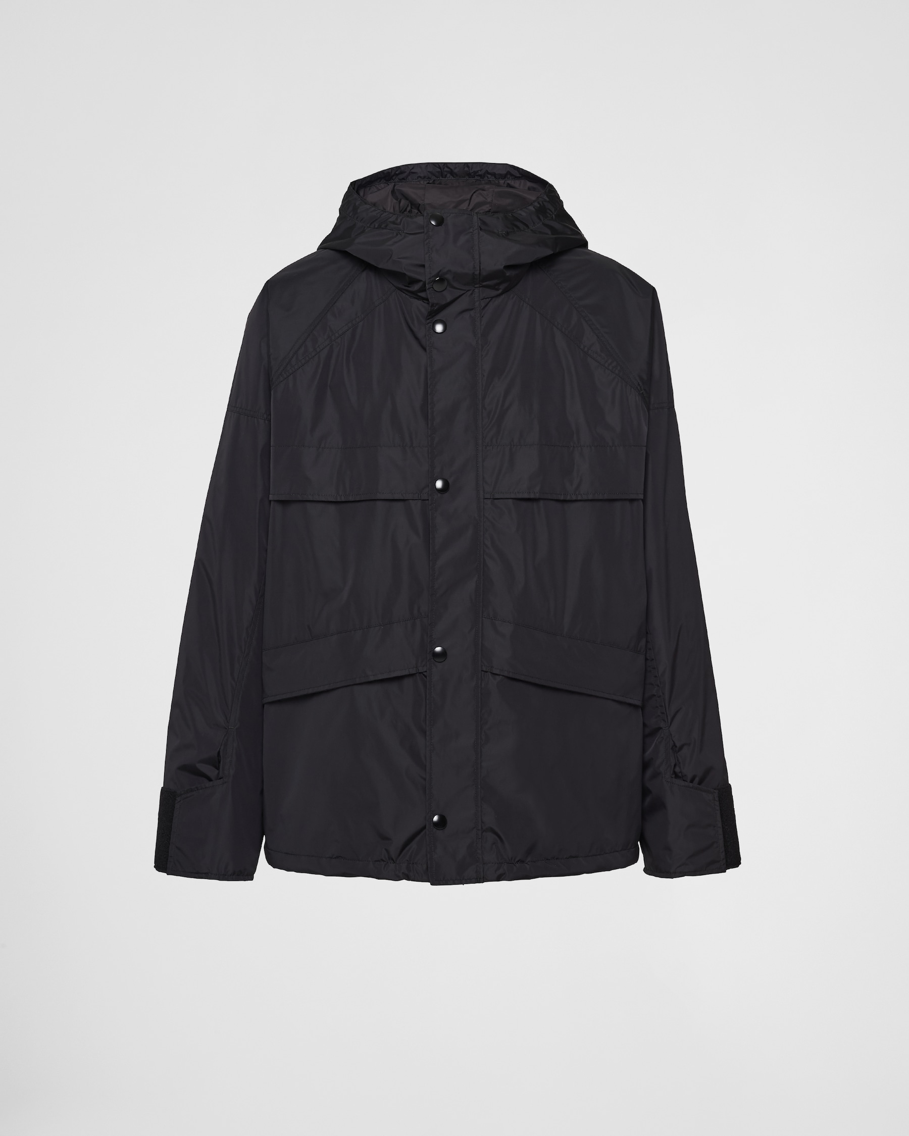 Black Technical Fabric Jacket | PRADA