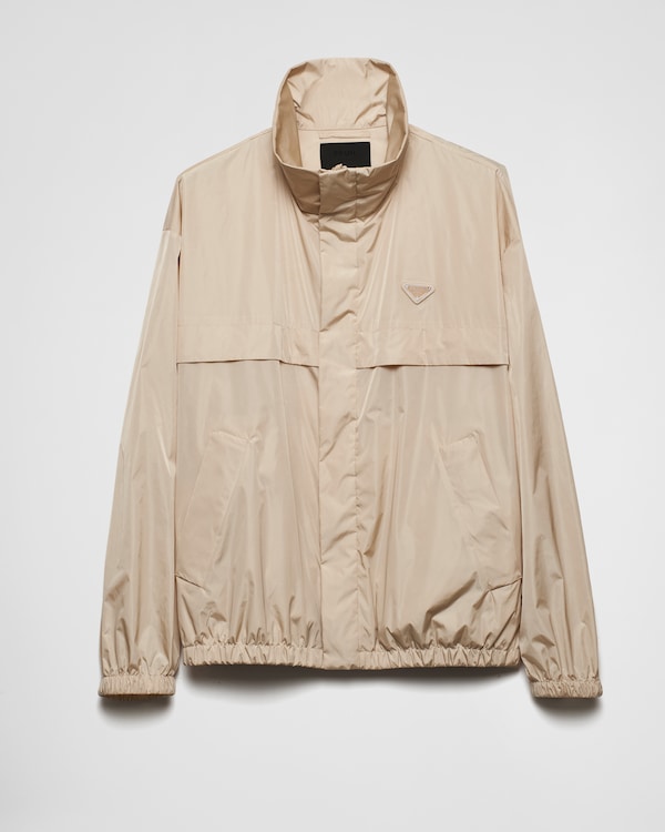 Sand Beige Light Technical Fabric Jacket | PRADA