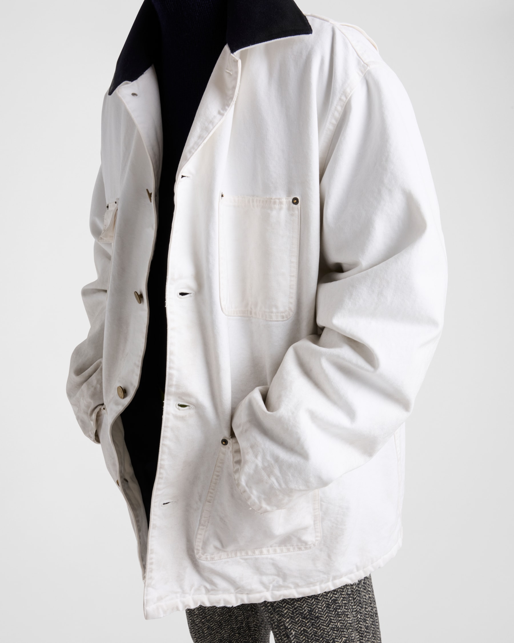 White Cotton Jacket | PRADA